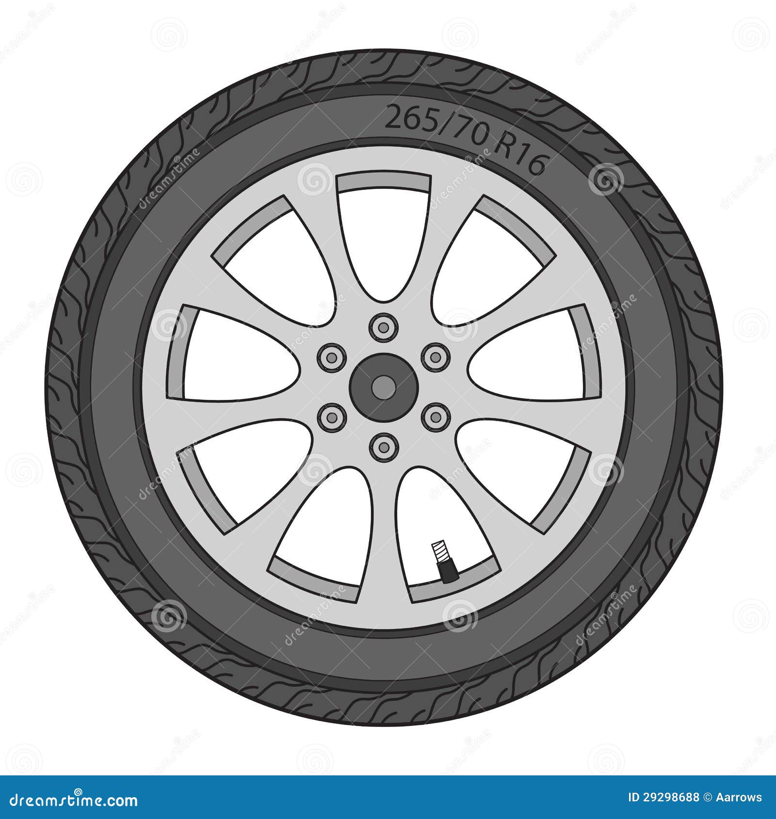 Car Wheel, Vector Illustration Stock Vector - Illustration of ride ...