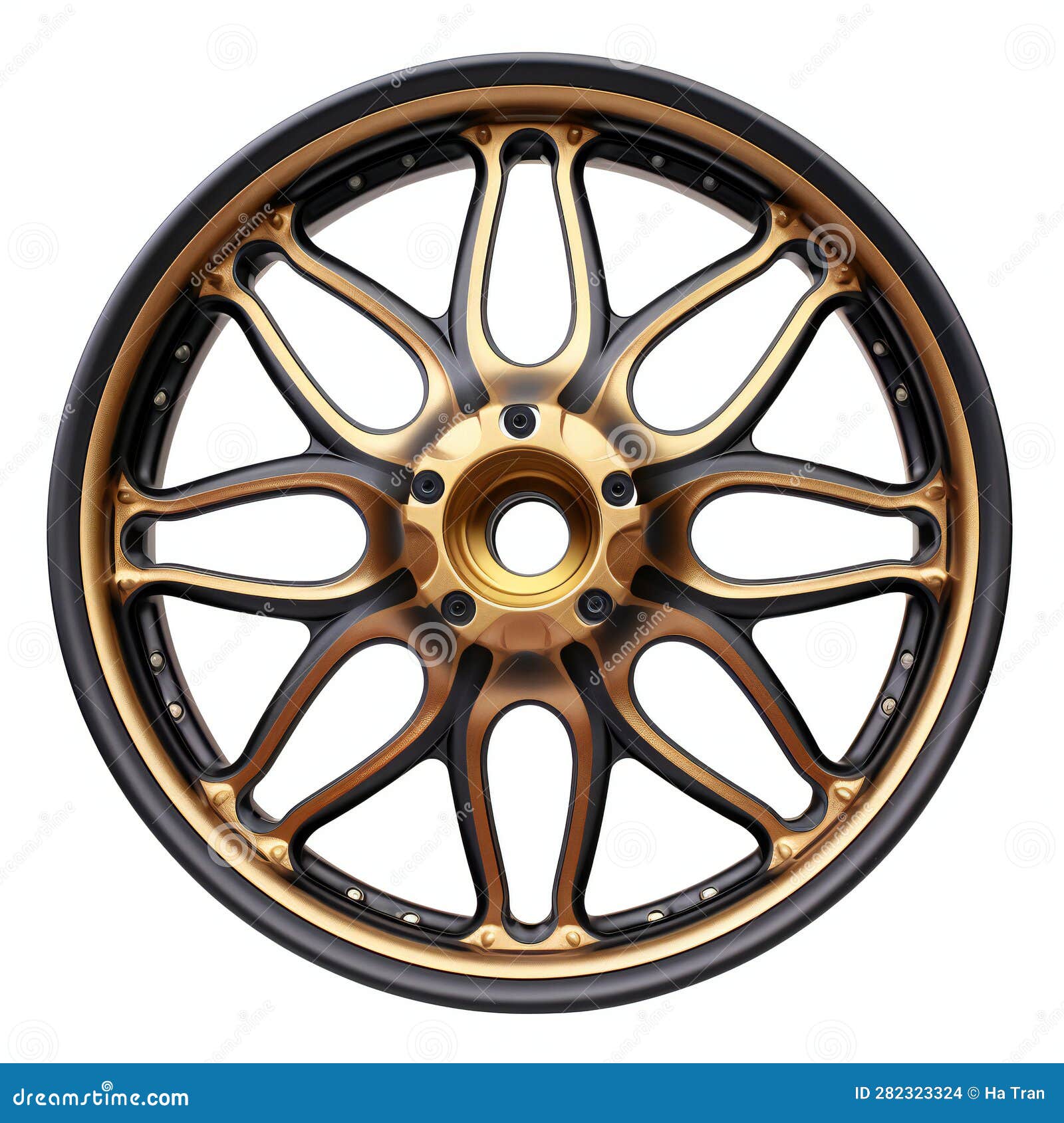 Car Wheel on a White Background Stock Illustration - Illustration of ...