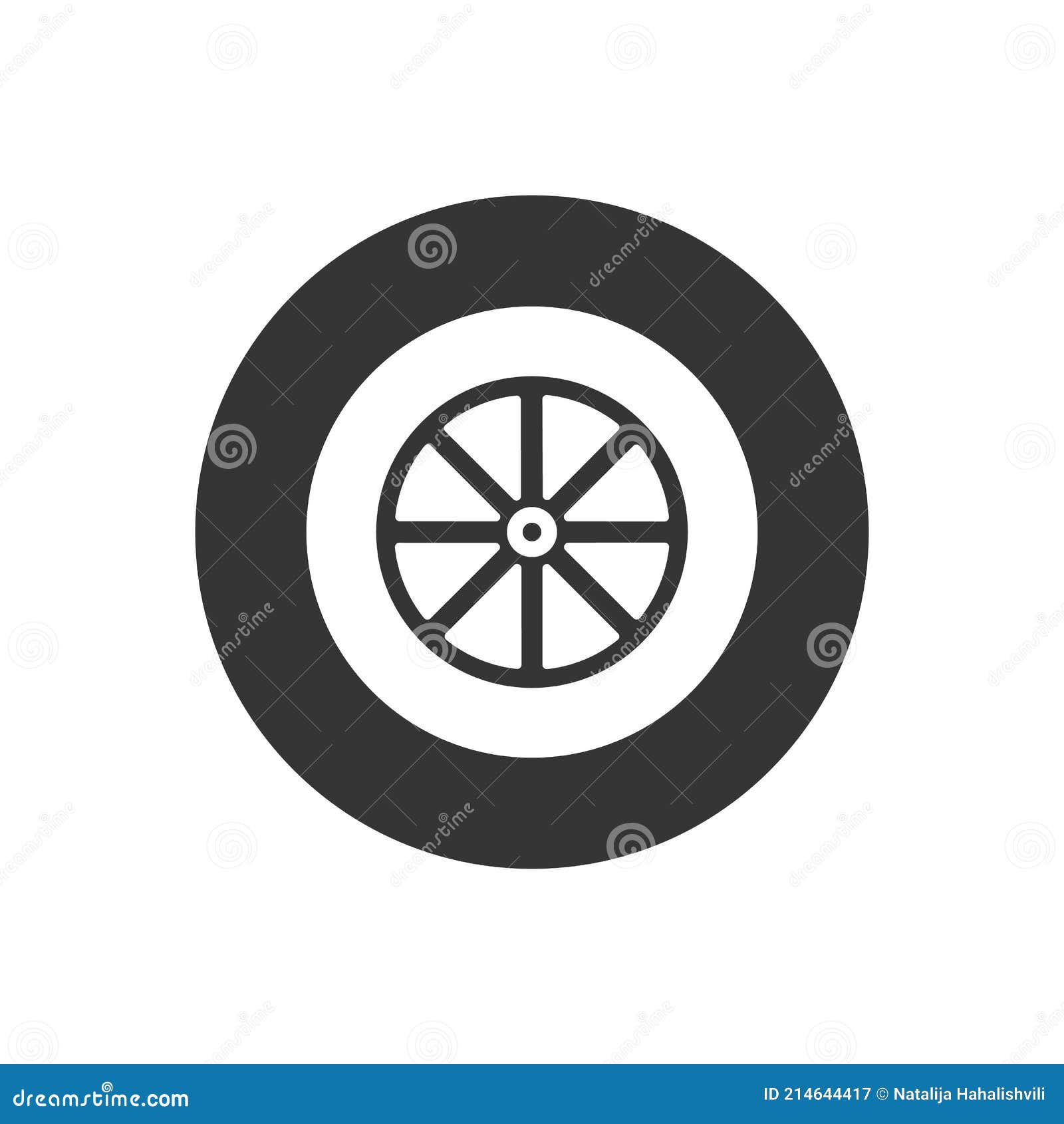 Wheel Rim On White Royalty-Free Stock Photography | CartoonDealer.com ...