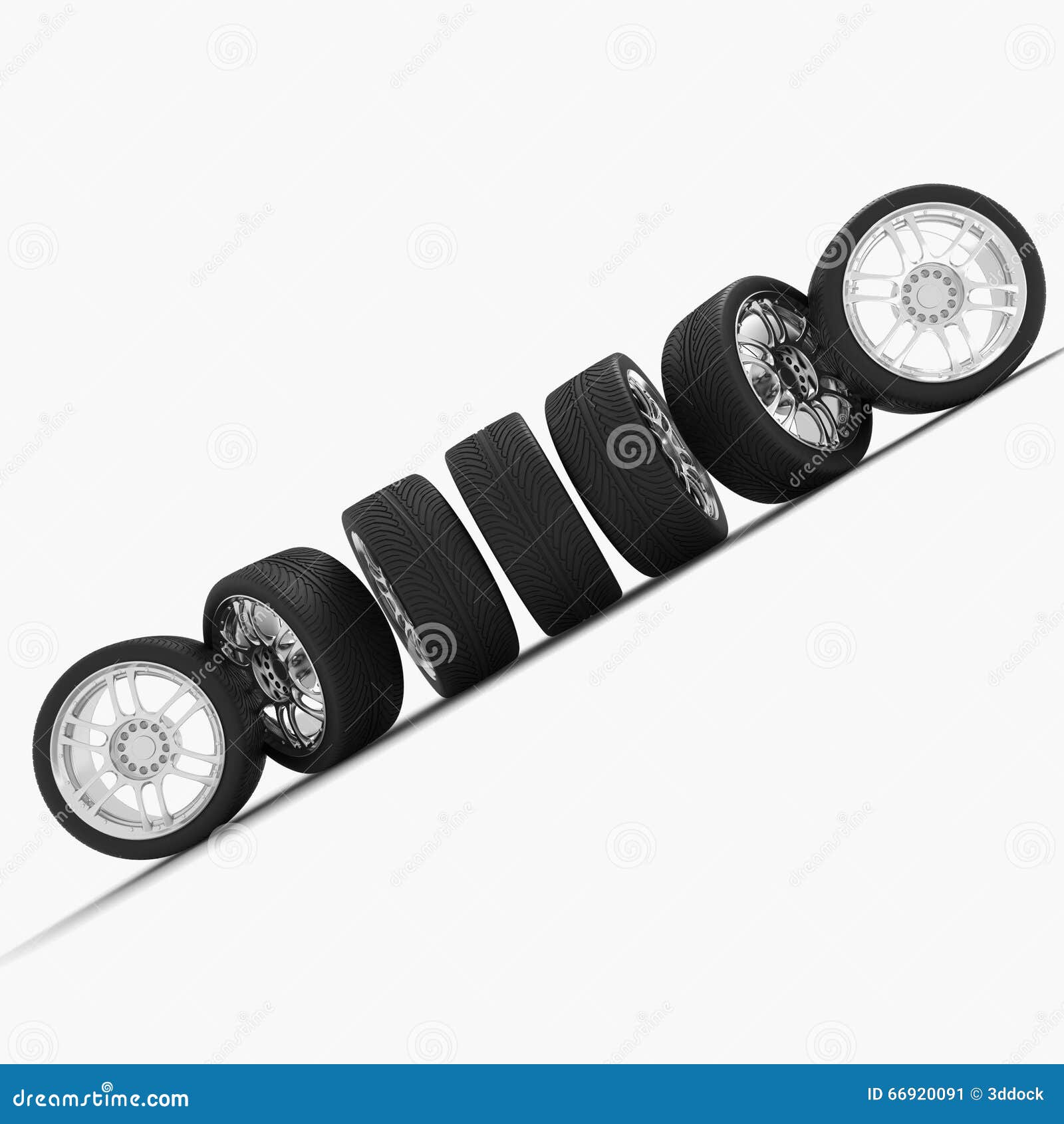 Car Wheels. Concept design stock illustration. Illustration of metallic ...