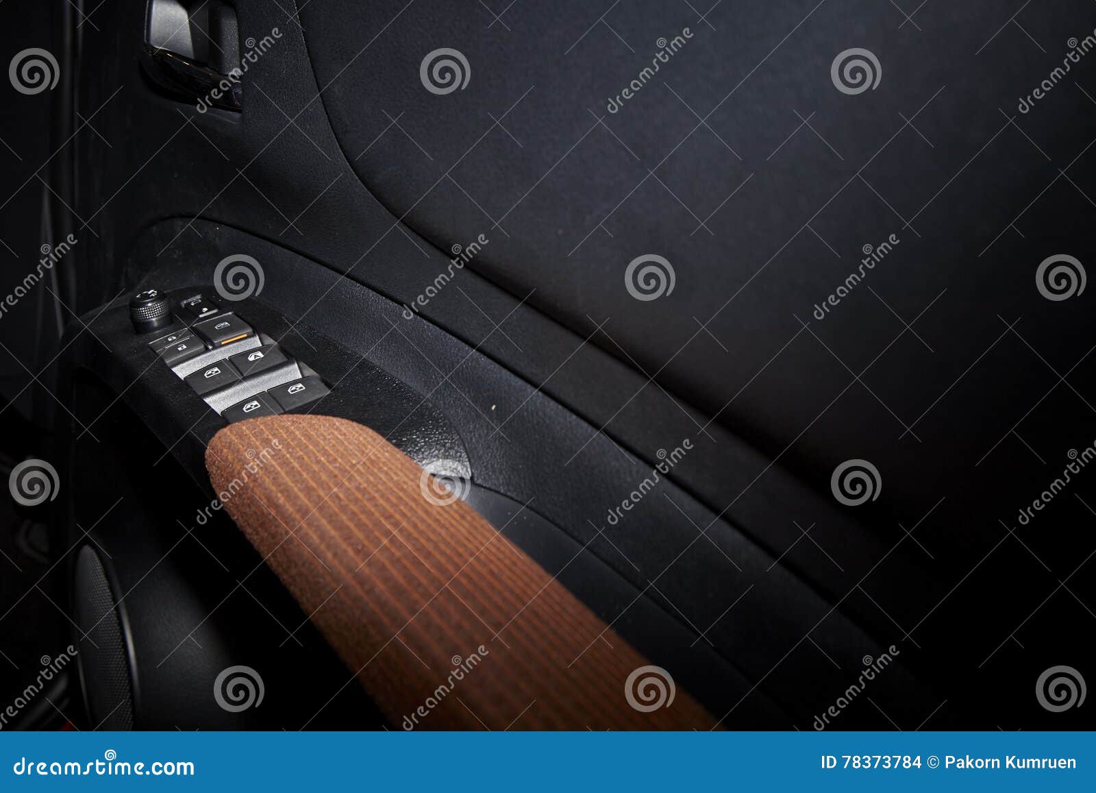 Car Window Controls and Details Stock Photo - Image of black, inside ...