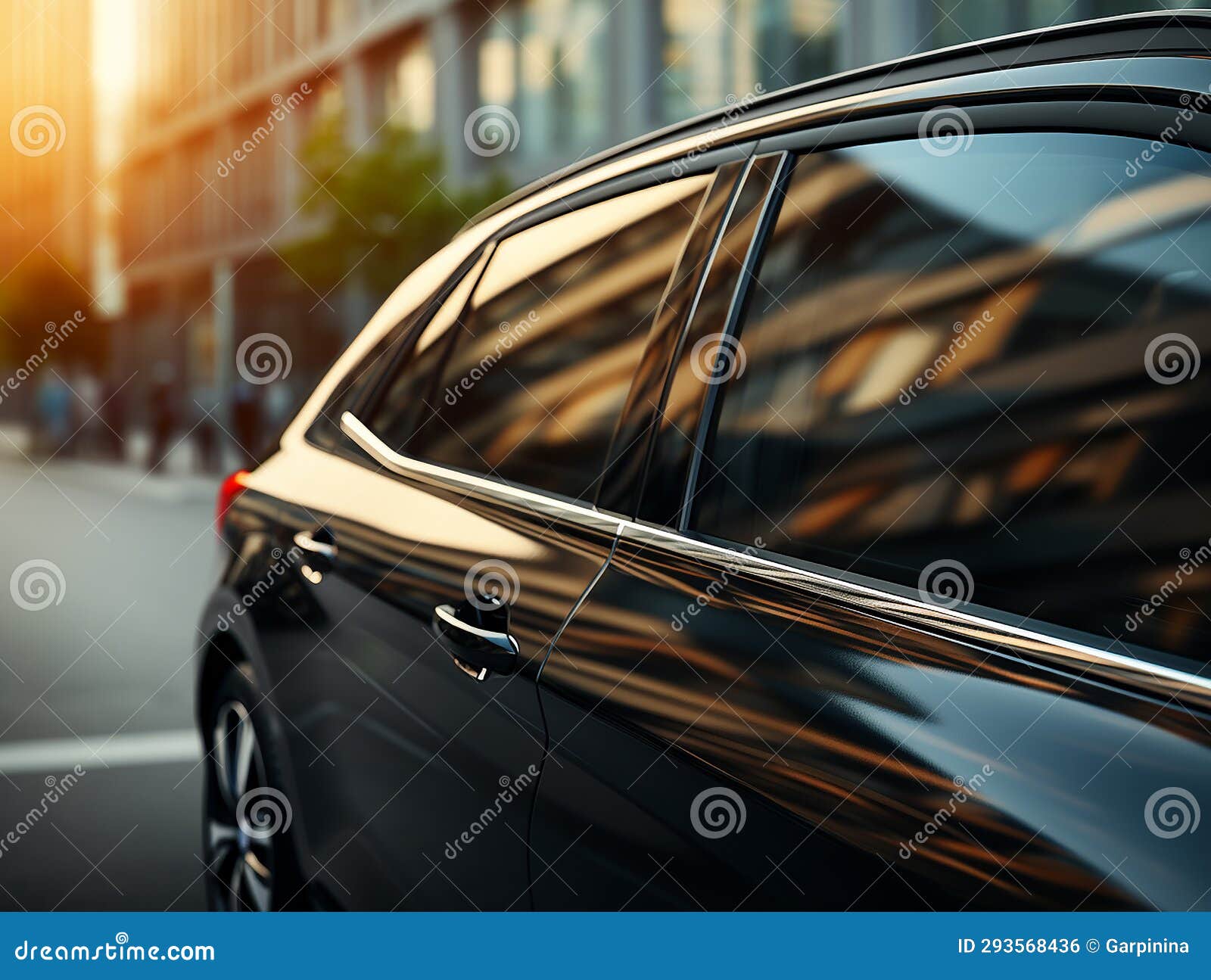 Car Window View from Inside or from Outside Stock Illustration ...