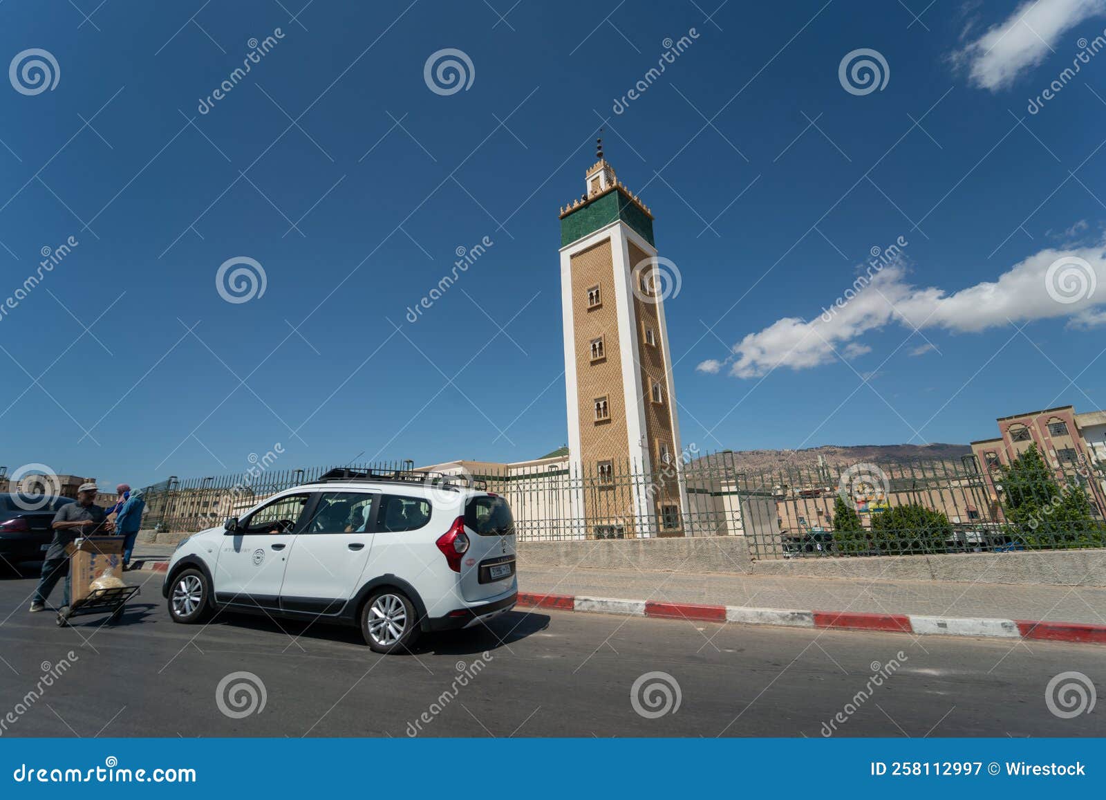 Car Window View Over a Mosque in Fez Editorial Photography - Image of ...