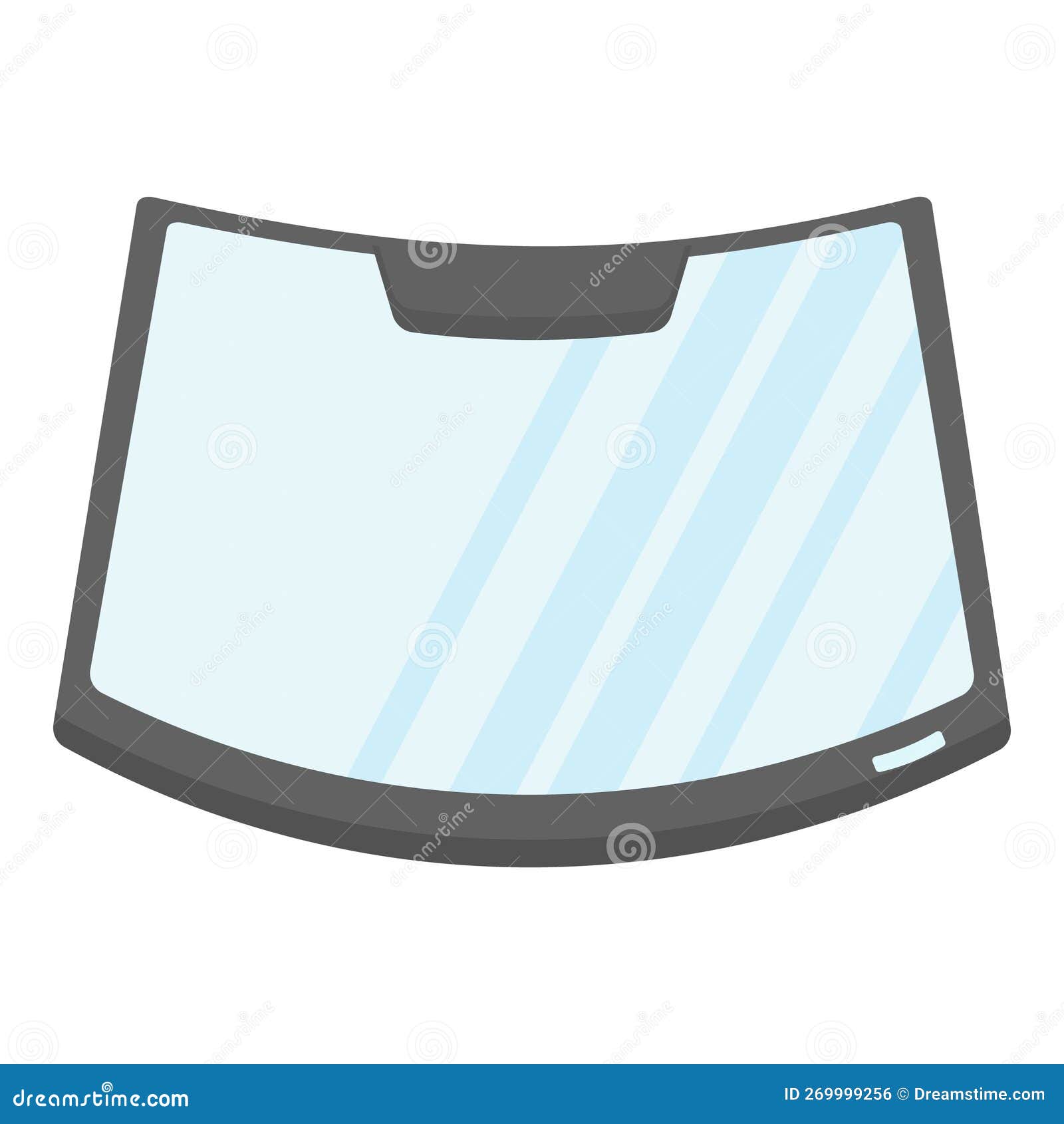 Car Windscreen Icon Cartoon Vector. Auto Spare Stock Vector ...