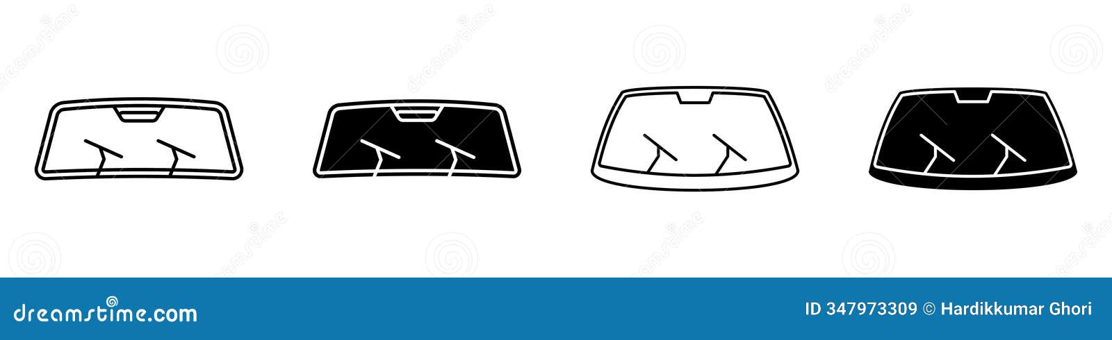 Car Windscreen Icon. Trendy Car Windscreen Logo Concept On White ...