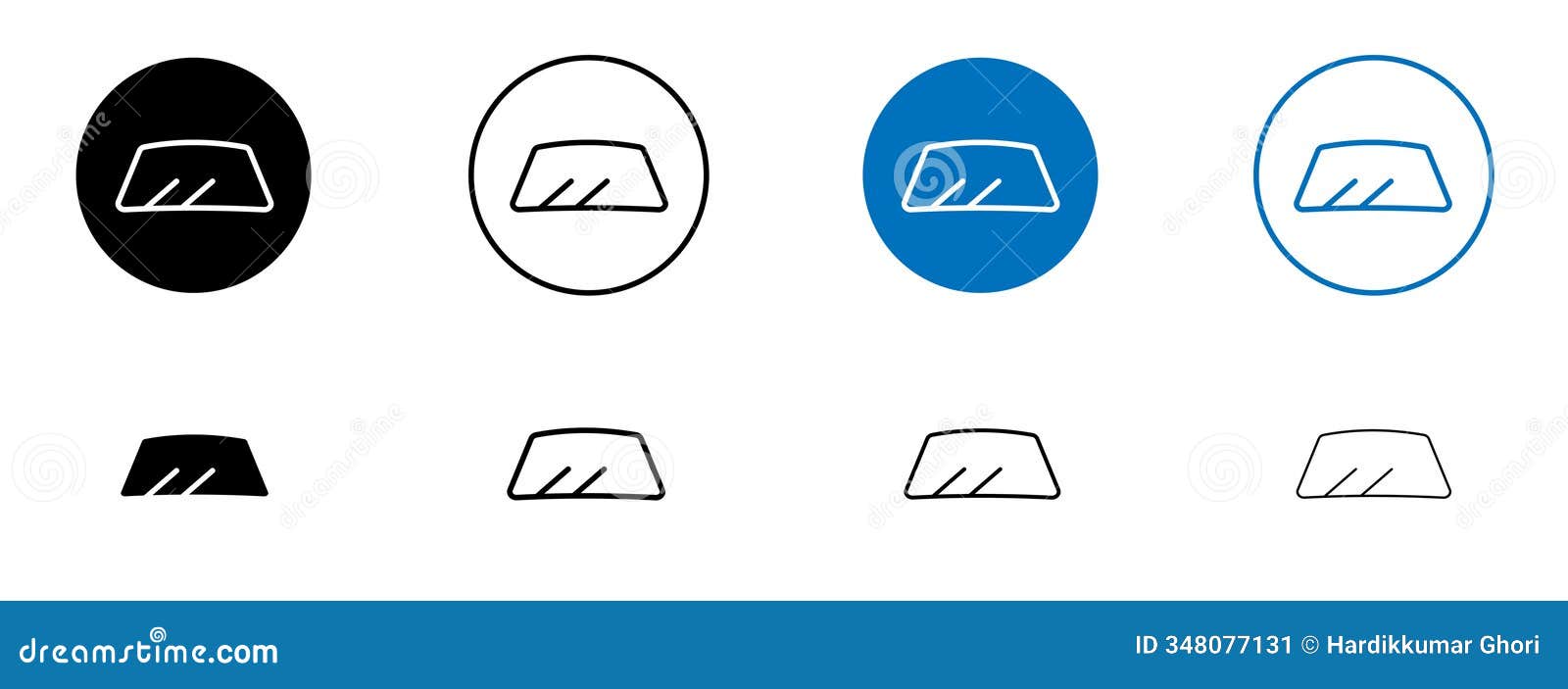 Car Windscreen Icon. Trendy Car Windscreen Logo Concept On White ...