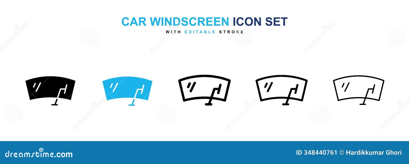 Car Windscreen Icon. Trendy Car Windscreen Logo Concept On White ...