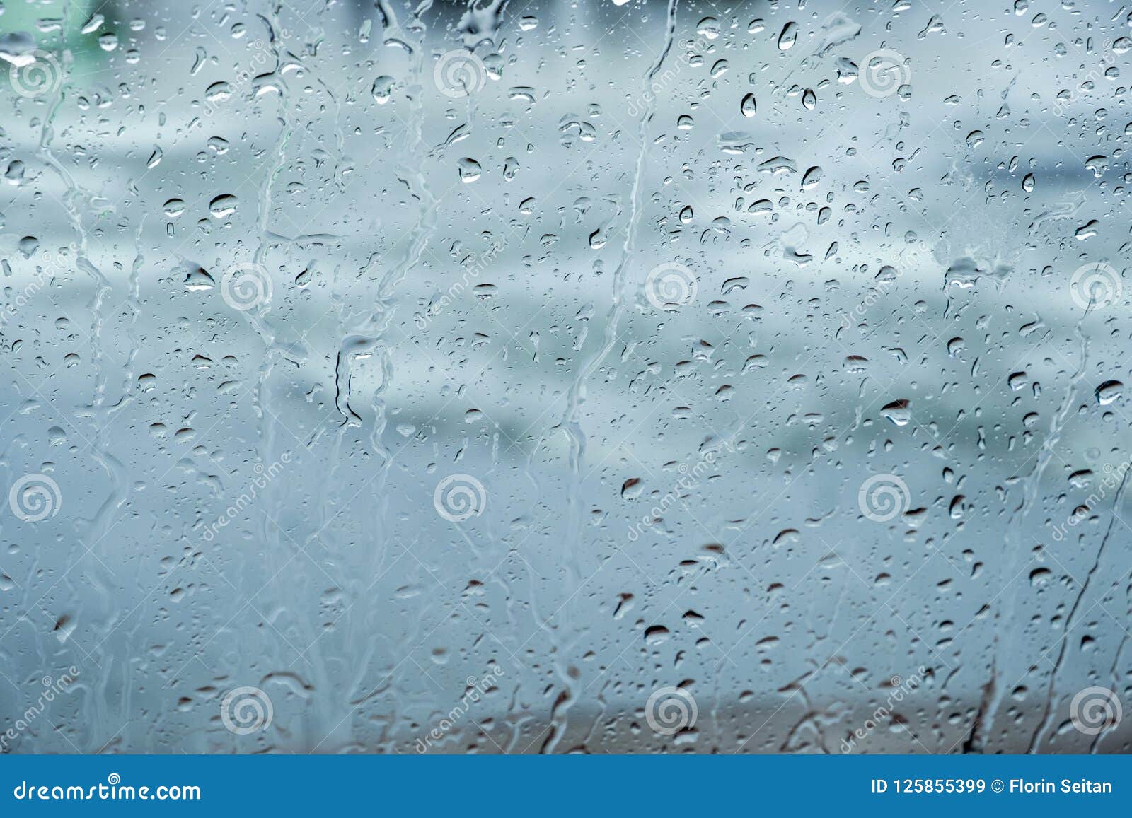 Car Windshield Covered in Raindrops/texture Background Stock Image ...