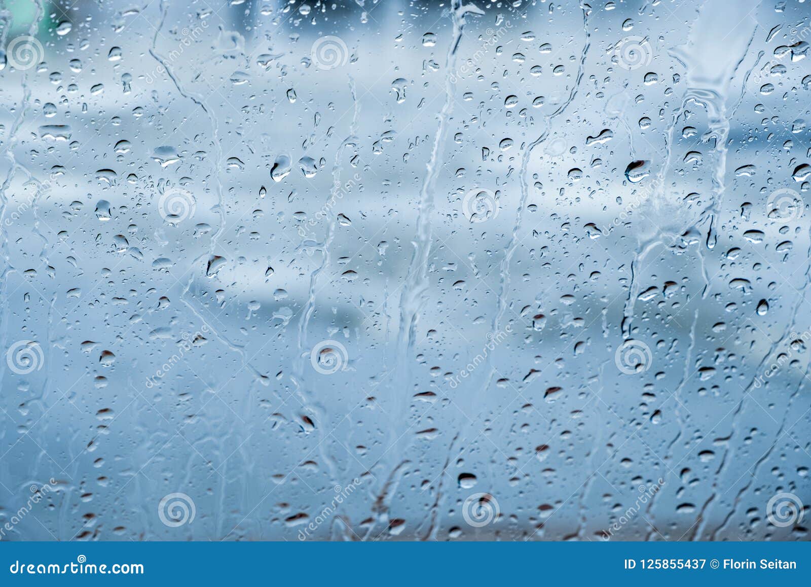 Car Windshield Covered in Raindrops/texture Background Stock Image ...