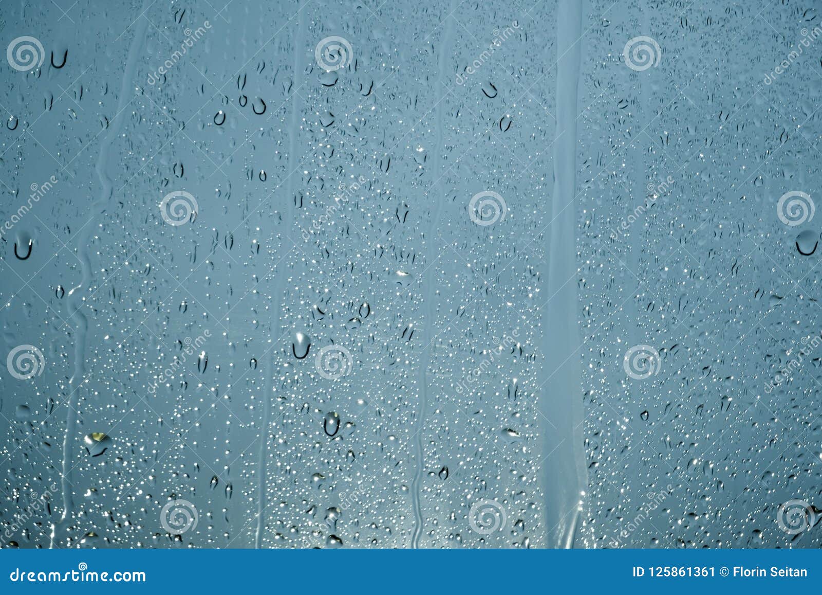 Car Windshield Covered in Raindrops/texture Background Stock Image ...