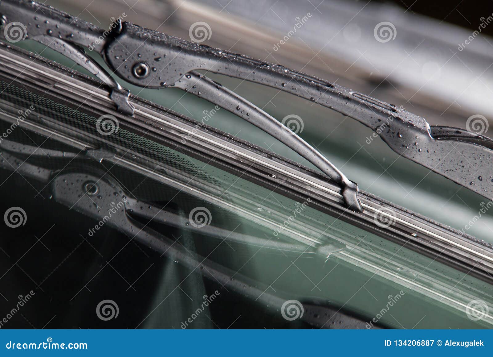 Car windshield wiper stock image. Image of clean, background - 134206887