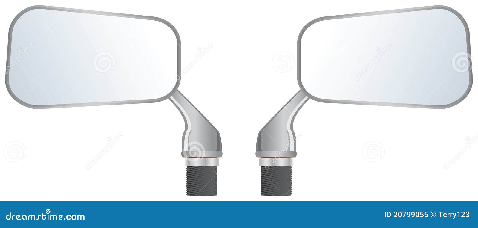 Car wing mirrors stock vector. Illustration of safety - 20799055