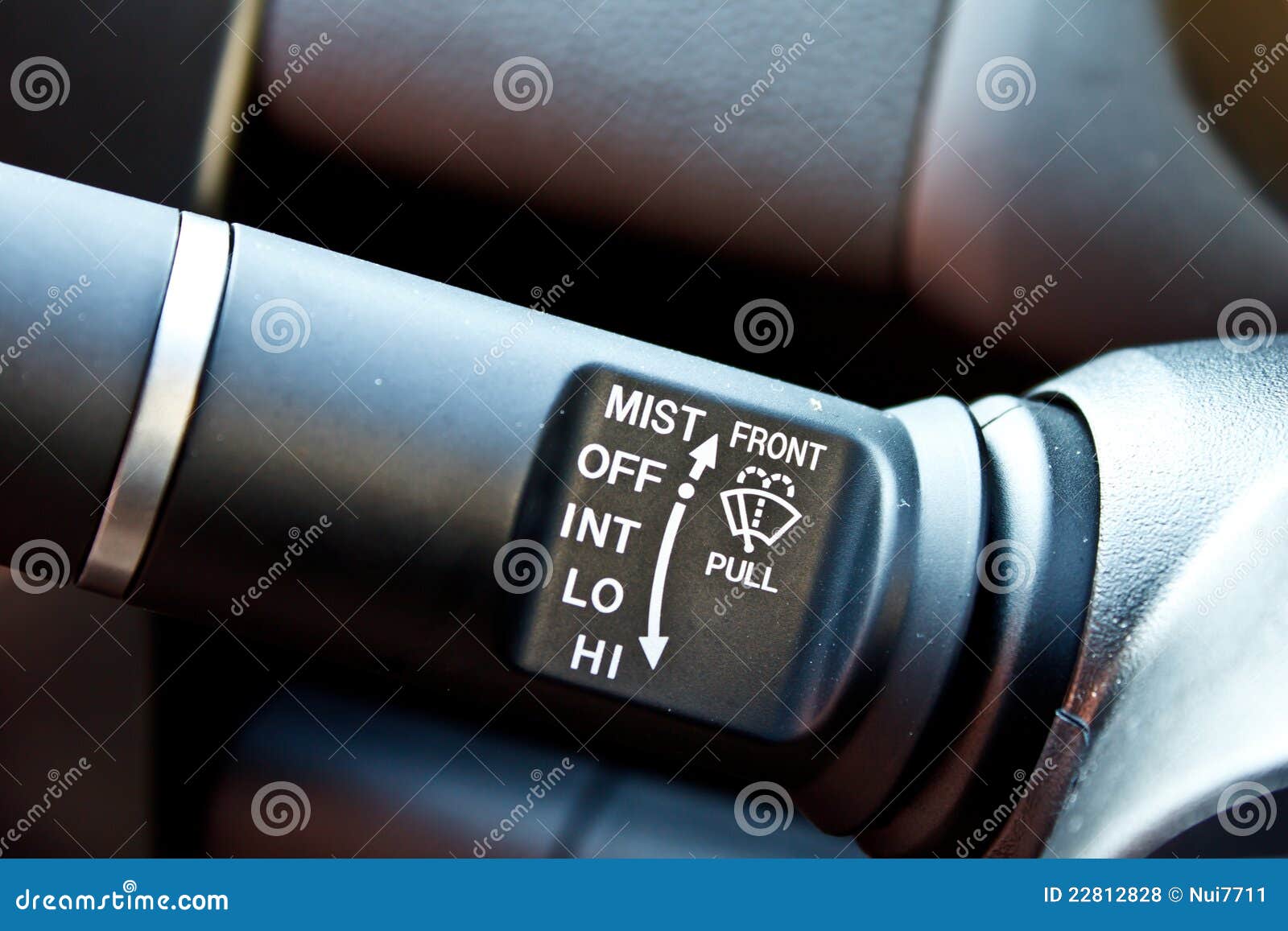 Car wiper control switch stock photo. Image of race, vehicle - 22812828