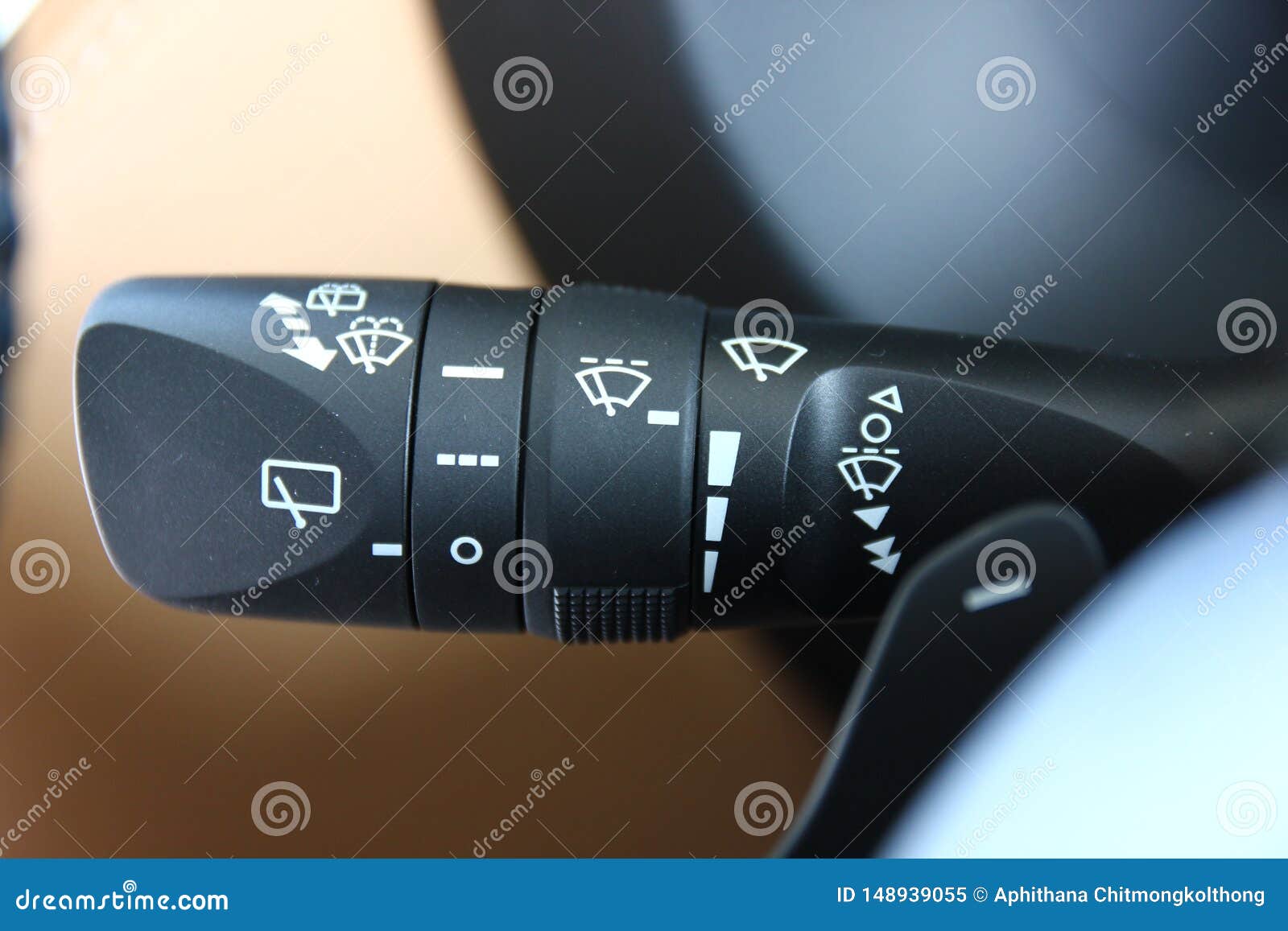 Car wiper control stock image. Image of automobile, motion - 148939055