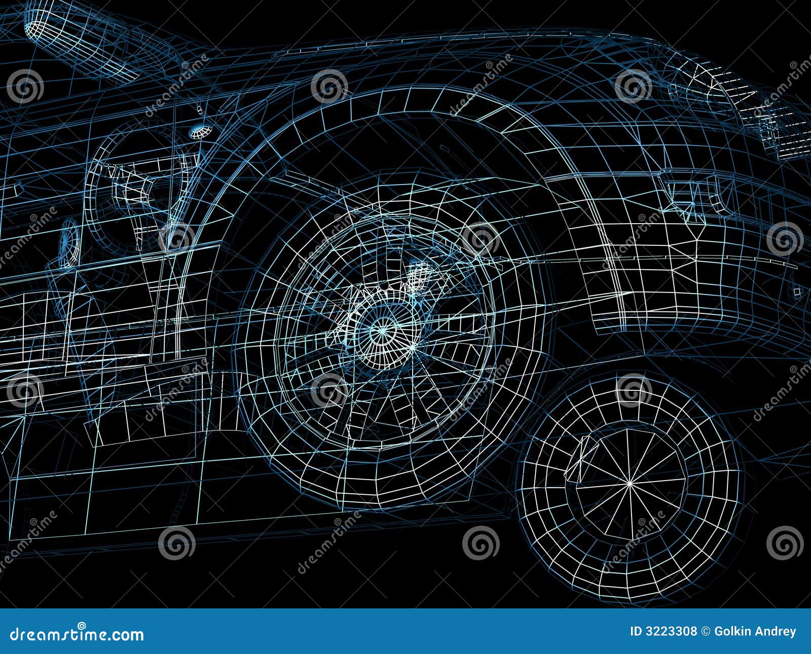 Car wire stock illustration. Illustration of plan, digitally - 3223308