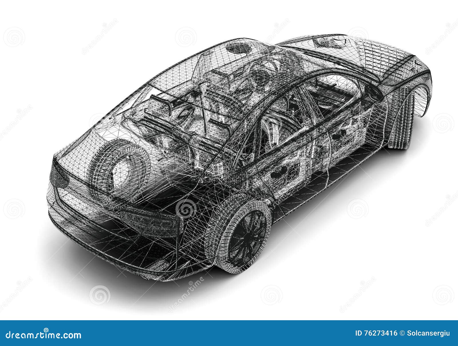 Car wire stock illustration. Illustration of industry - 76273416
