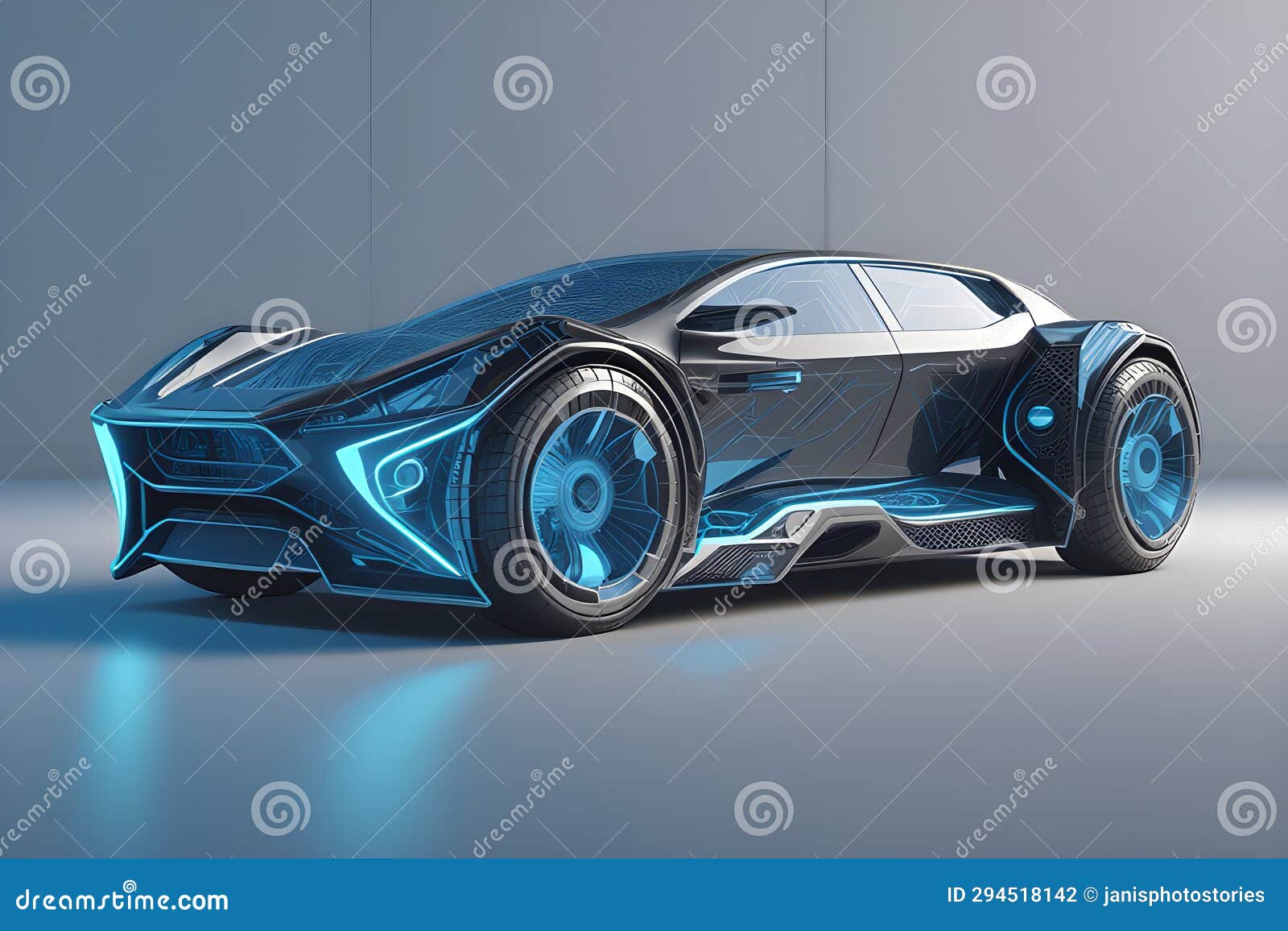 Car Wireframe Concept. Explore an Augmented Reality Wireframe ...