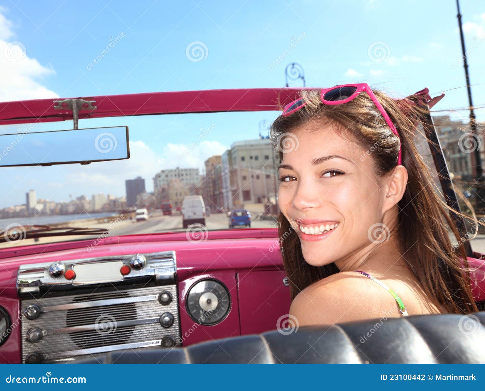 Car woman happy stock photo. Image of driving, lifestyle - 23100442