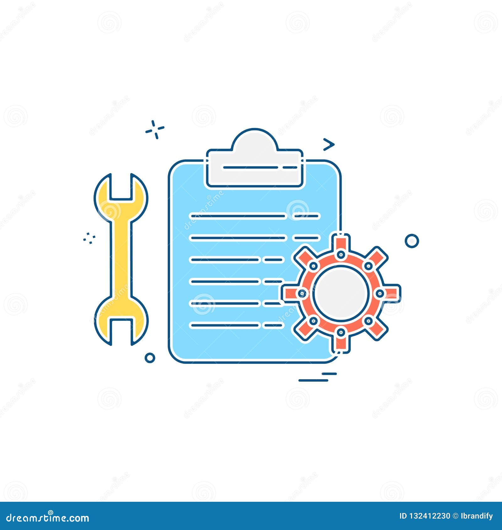 Car Workshop Icon Design Vector Stock Vector - Illustration of machine ...