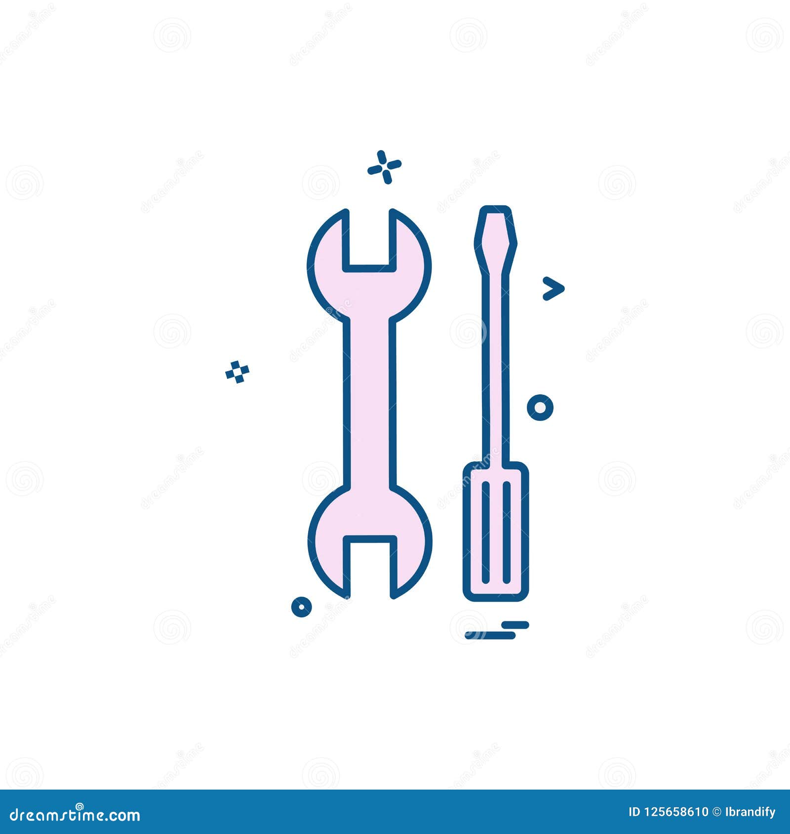 Car Workshop Icon Design Vector Stock Vector - Illustration of work ...