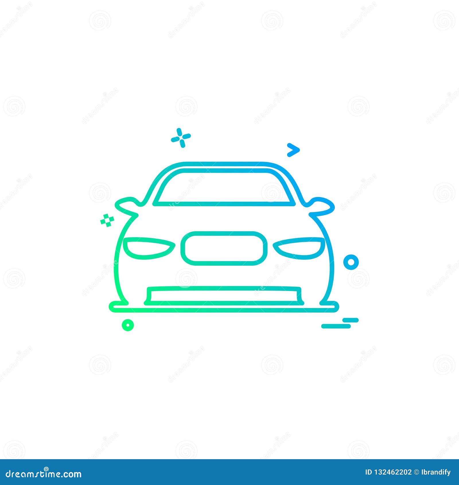 Car Workshop Icon Design Vector Stock Vector - Illustration of isolated ...