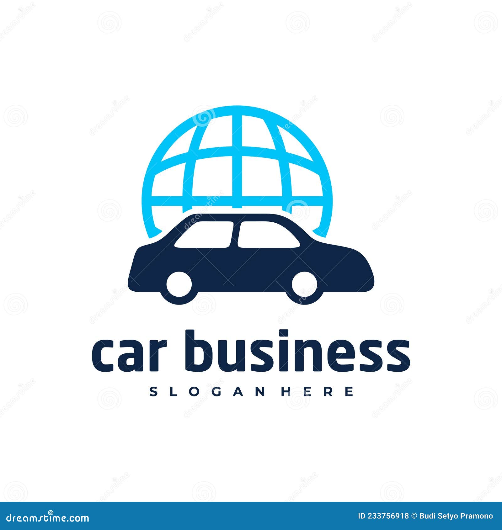 Car World Logo Vector Template, Creative Car Logo Design Concepts Stock ...