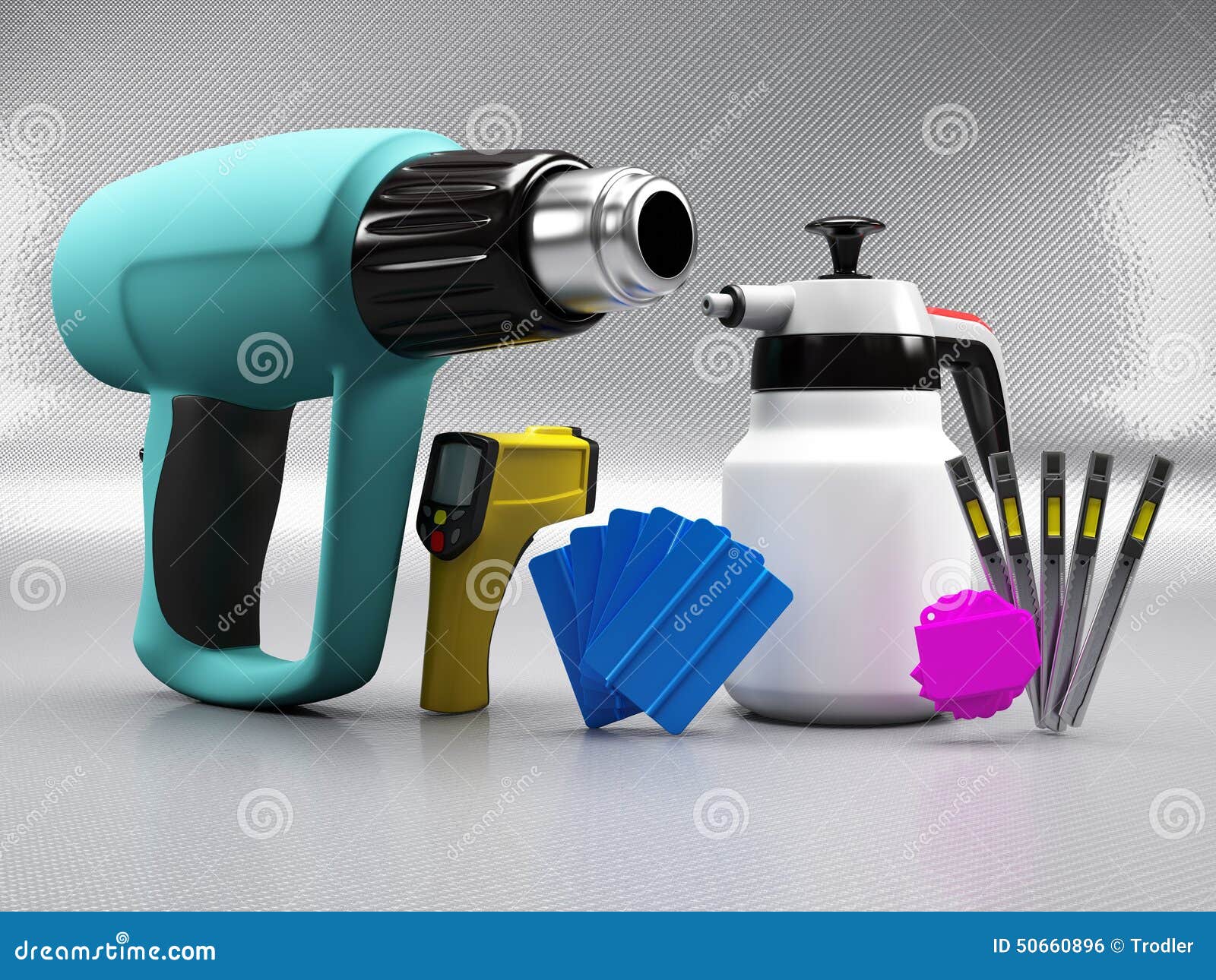 Wrapping Tools Cartoon Vector Illustration | CartoonDealer.com #218738028