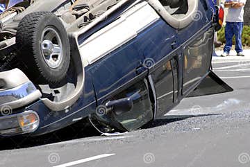 Car Wreck stock image. Image of safe, rolled, flip, truck - 2733137