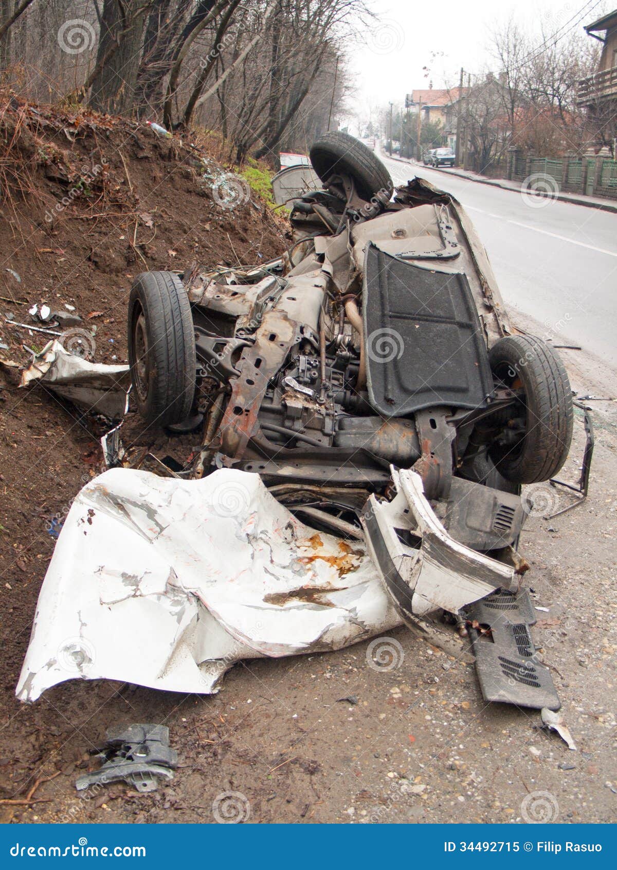 Car wreck stock image. Image of traffic, crash, fracture - 34492715