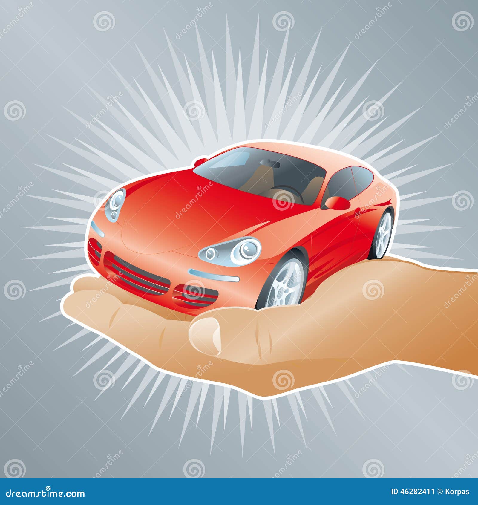 Car for you stock vector. Illustration of automobile - 46282411