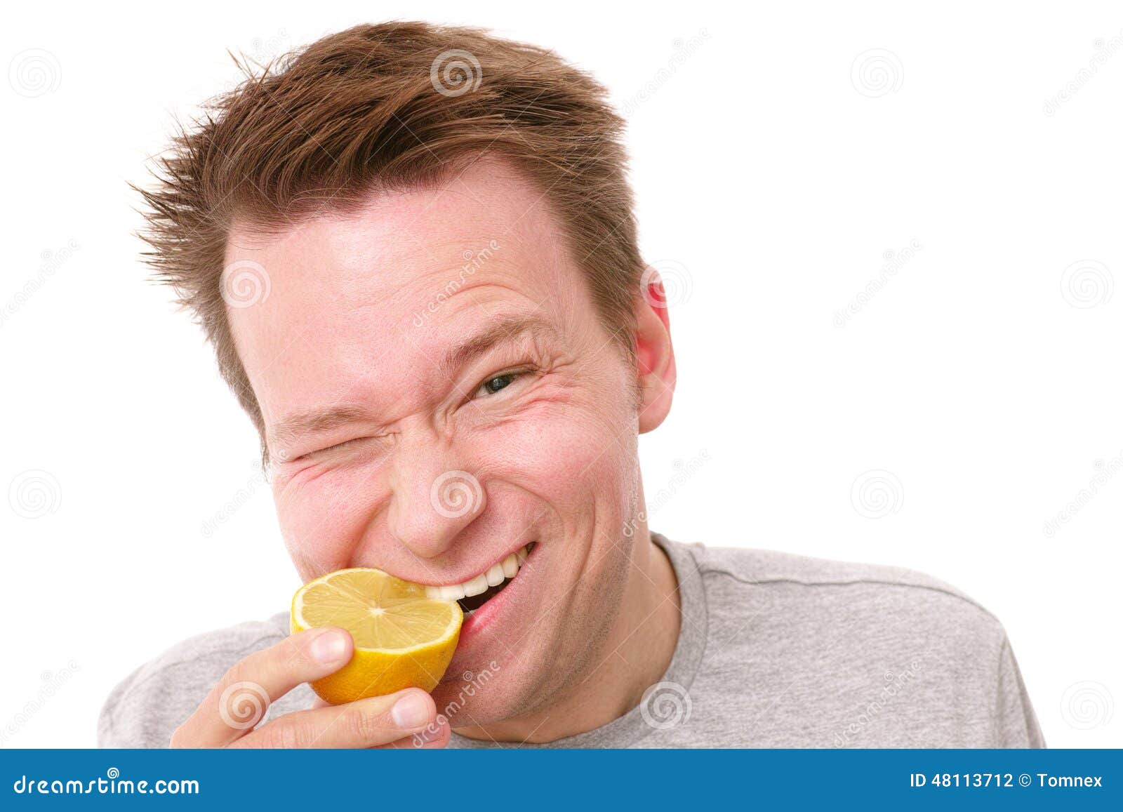 Cara amarga foto de archivo. Imagen de mordedura, ocasional - 48113712