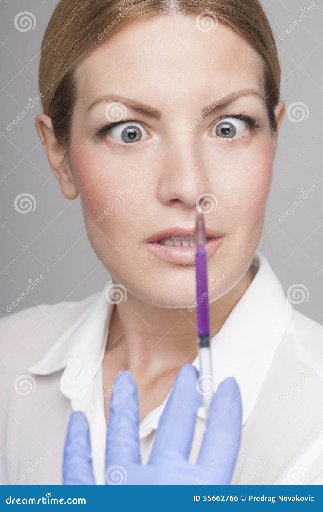 Cara asustada foto de archivo. Imagen de hembra, fobia - 35662766