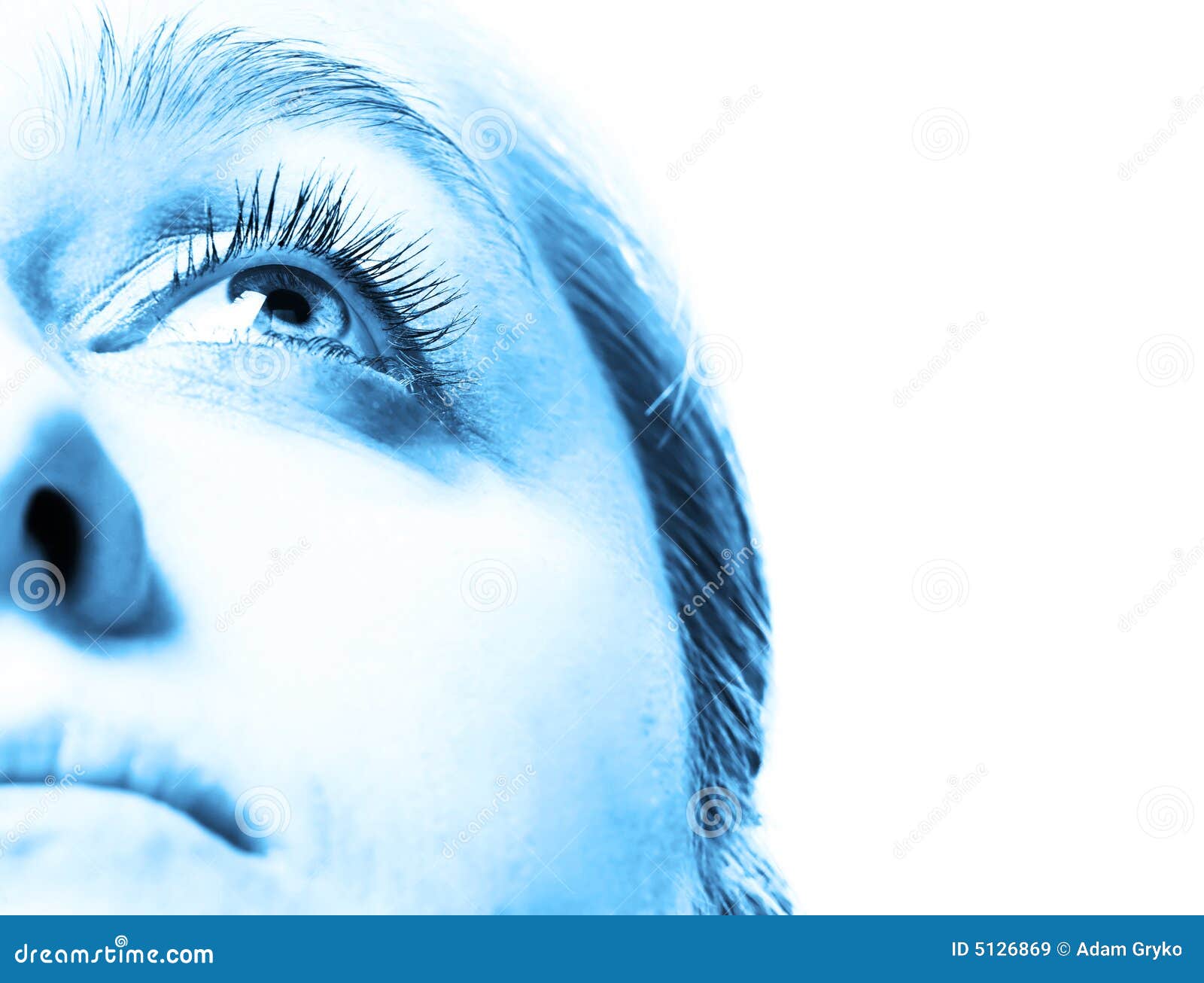 Cara azul imagen de archivo. Imagen de azul, detalle, concepto - 5126869