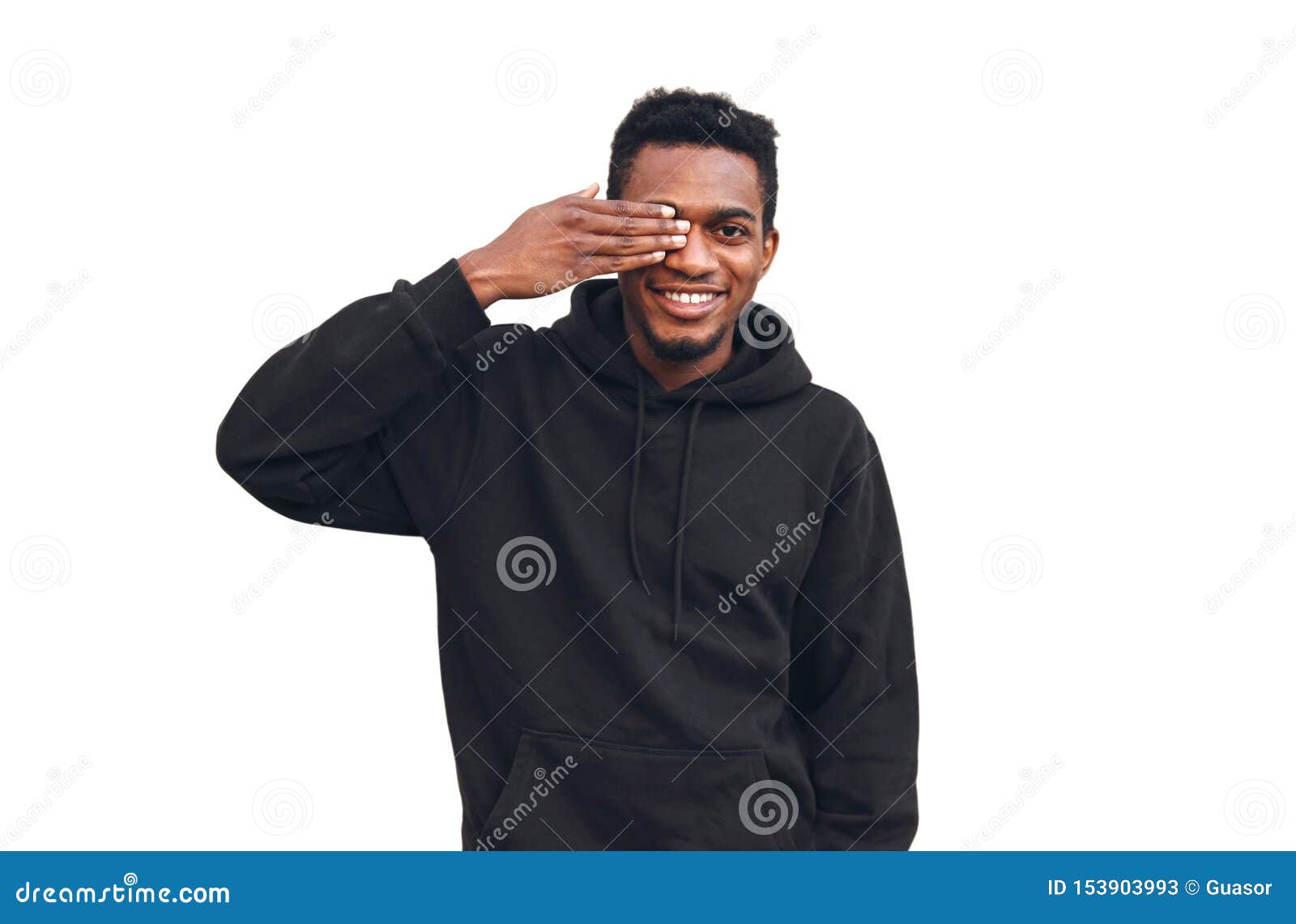 Cara Cerrada Sonriente Feliz Del Hombre Africano Del Retrato Con La ... Cara Cerrada Sonriente Feliz Del Hombre Africano Del Retrato Con La ...