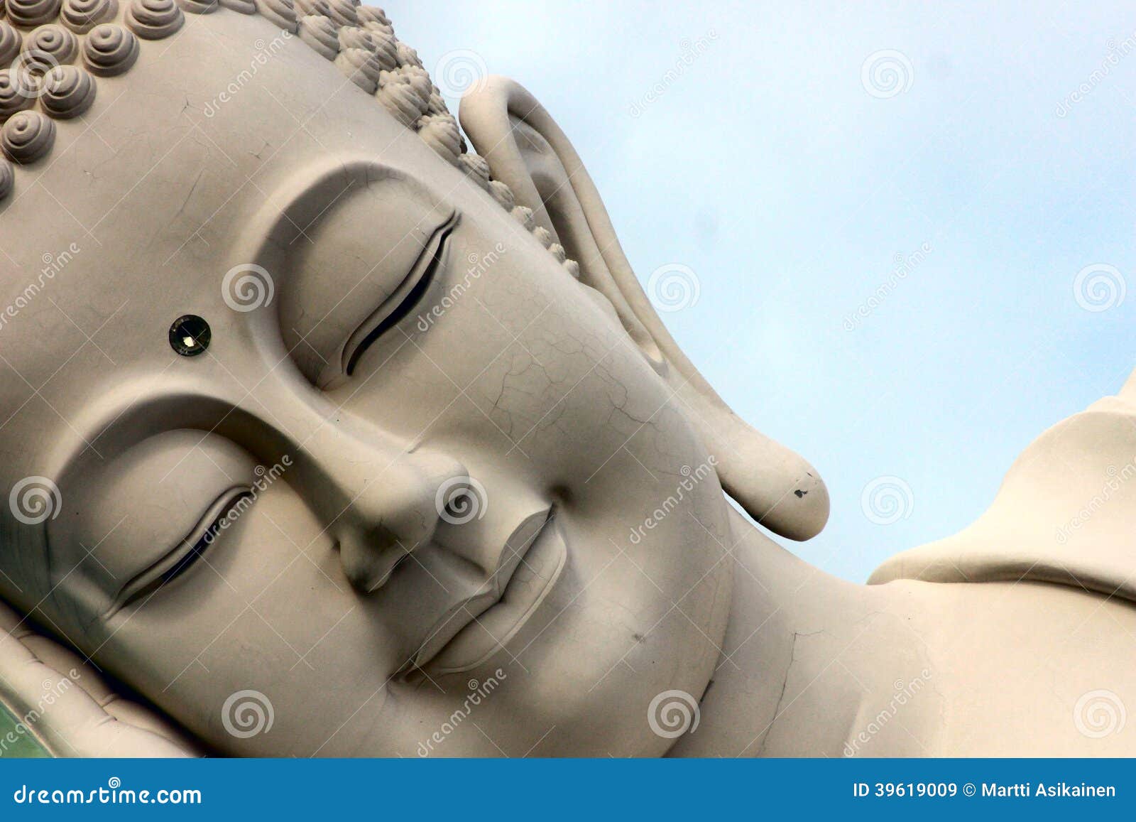 Cara da Buda imagem de stock. Imagem de calmo, dormir - 39619009