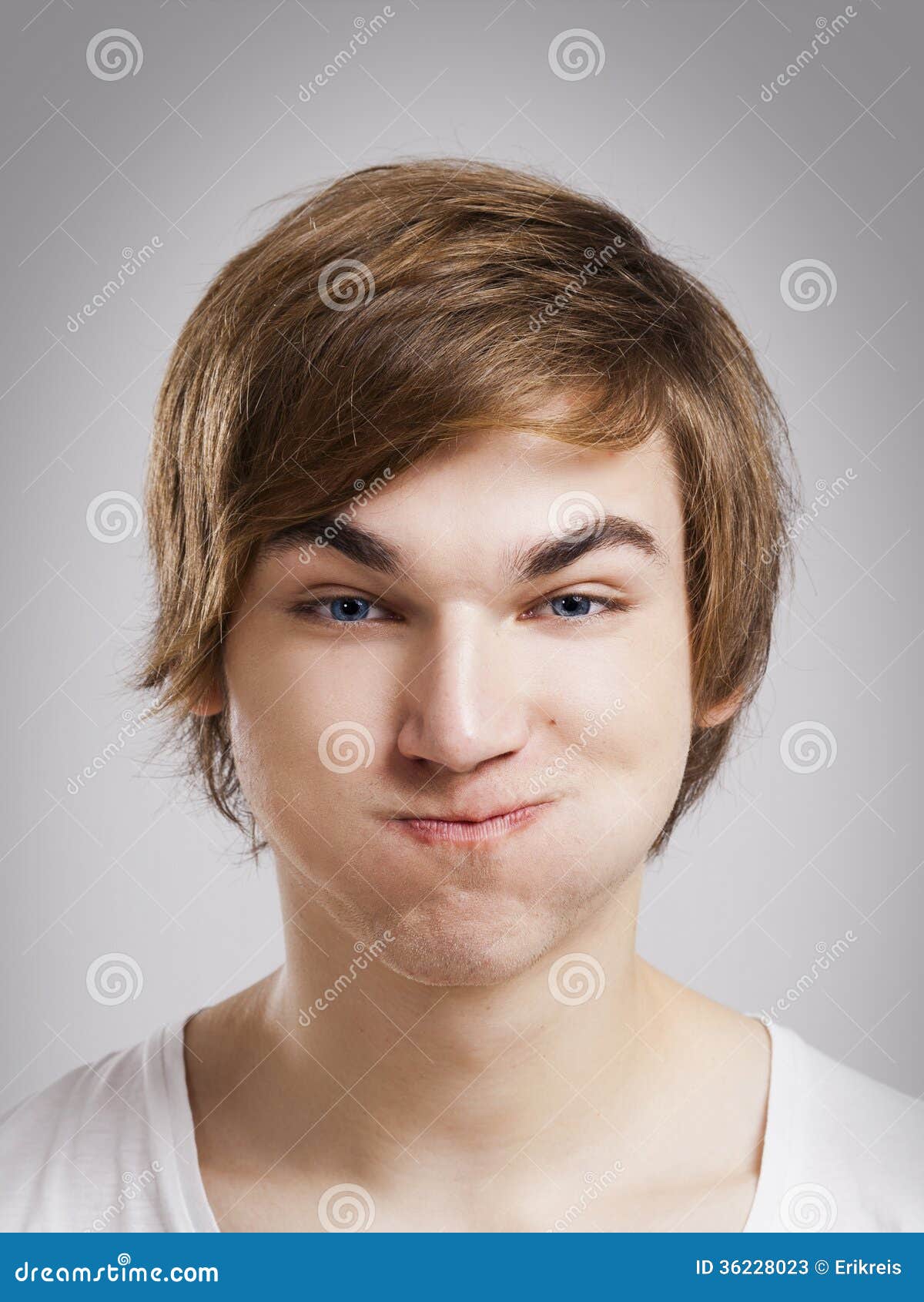 Cara de la broma imagen de archivo. Imagen de lindo, adulto - 36228023