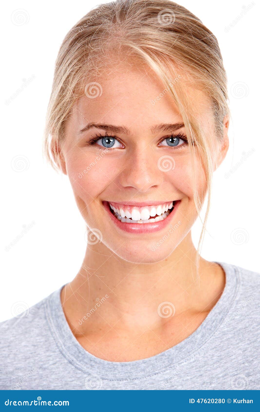 Cara de la mujer feliz foto de archivo. Imagen de alegre - 47620280