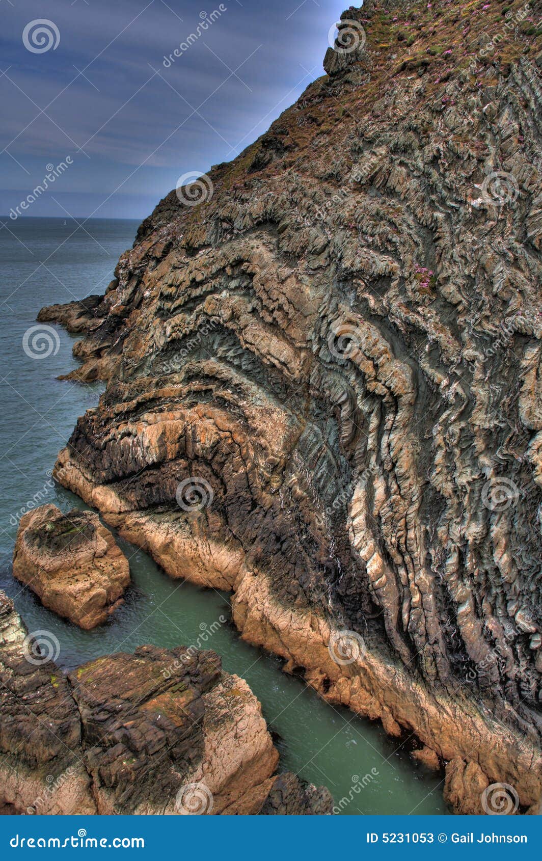 Cara de la roca imagen de archivo. Imagen de costa, acantilado - 5231053