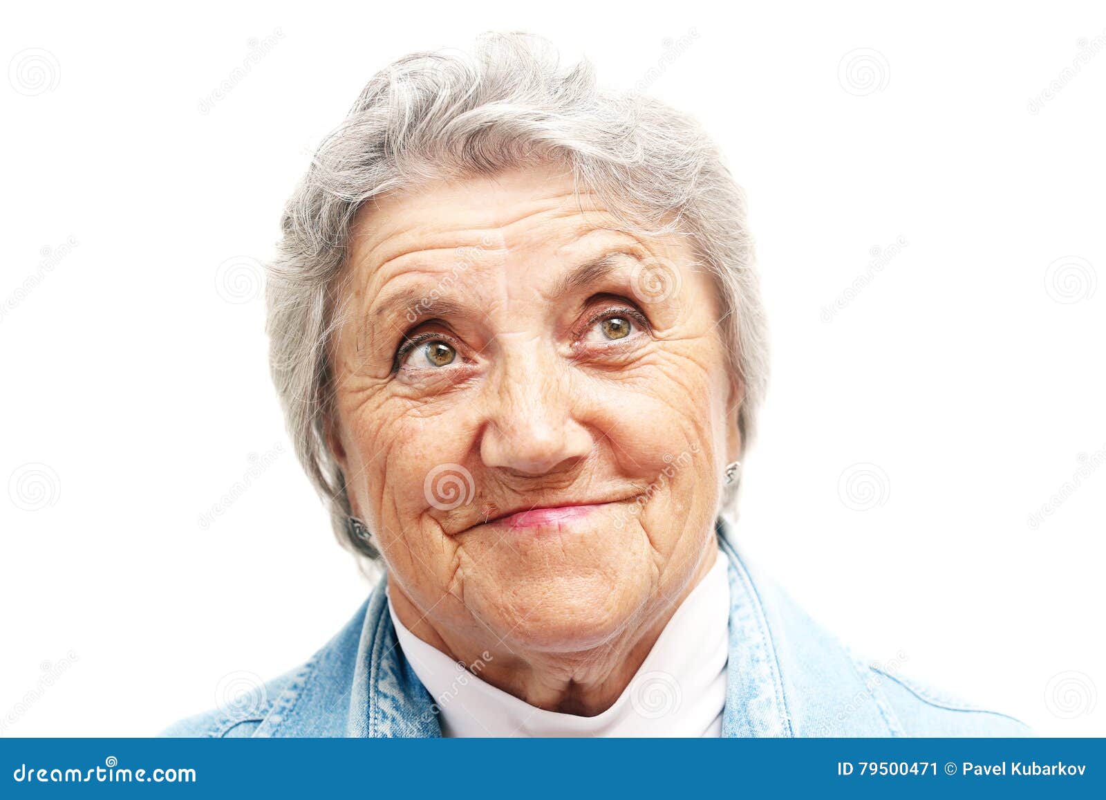 Cara De La Sonrisa De La Mujer Mayor Abuela Imagen de archivo - Imagen ...