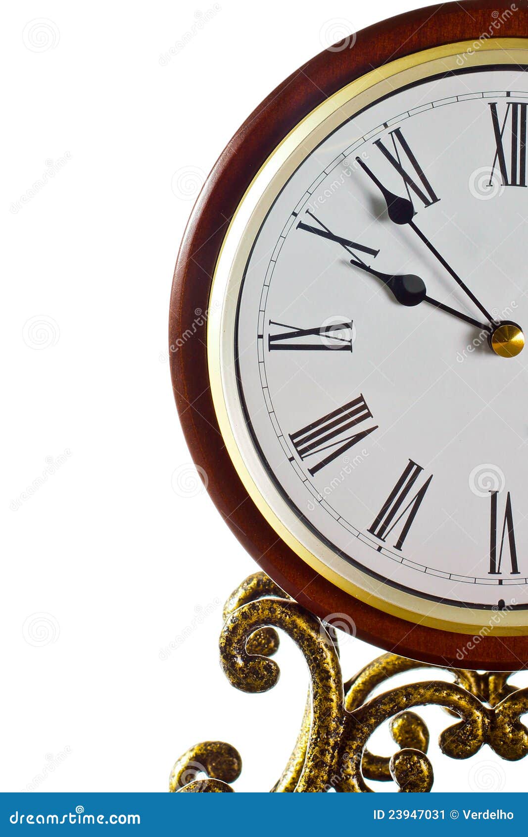 Cara de reloj moderna. imagen de archivo. Imagen de medio - 23947031