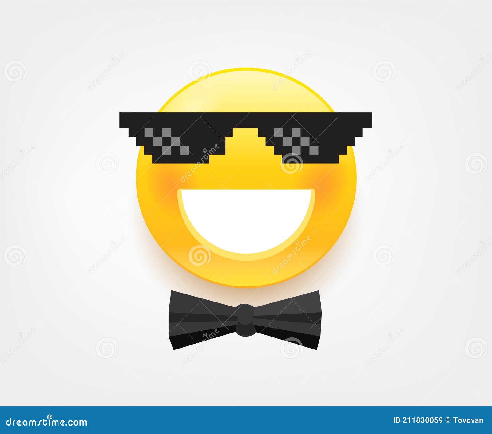 Cara De Risa Aislada Sobre Blanco Ilustración del Vector - Ilustración ...