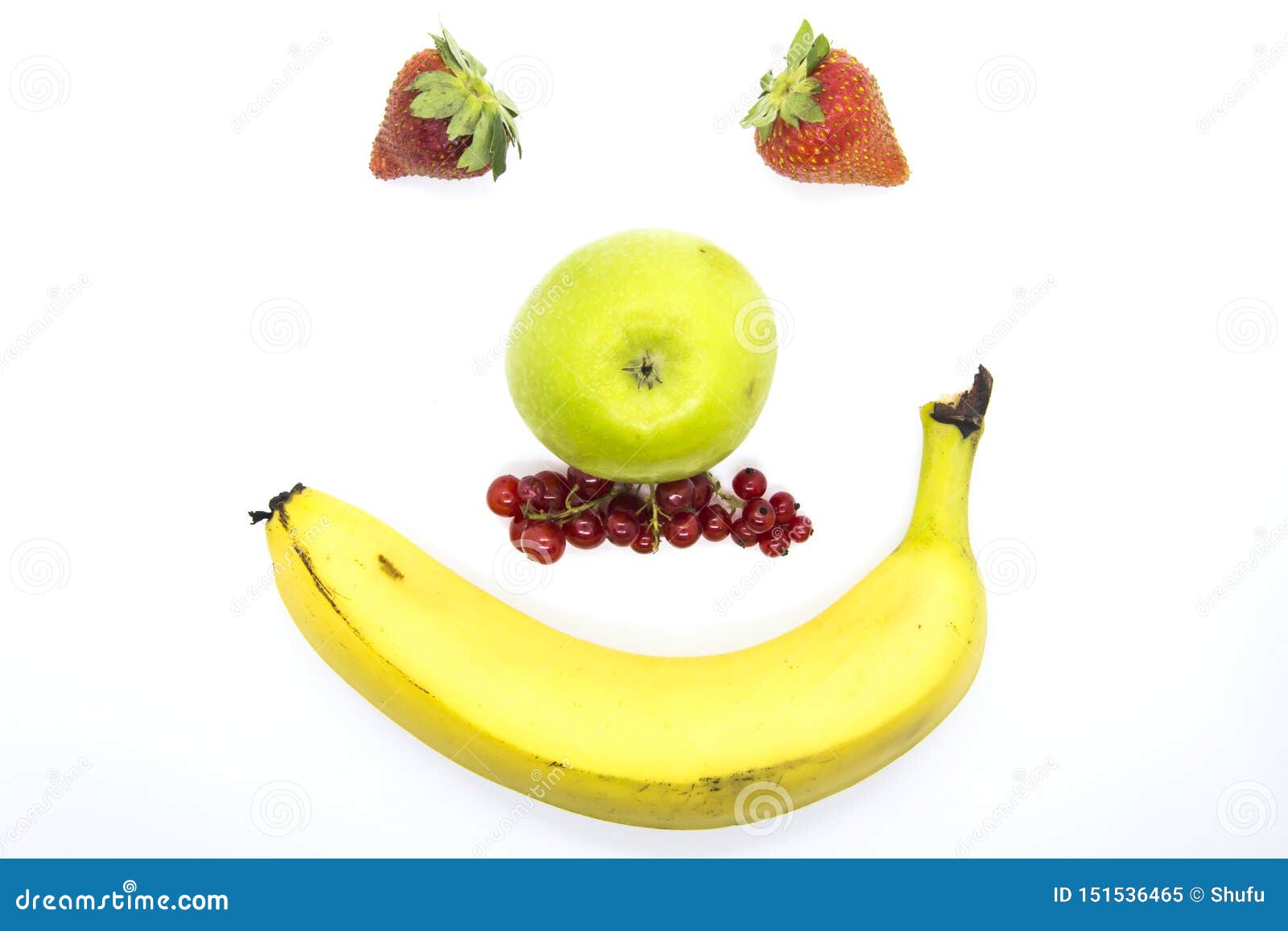 Cara De Sorriso Do Fruto Com Bigode Do Corinto Imagem de Stock - Imagem ...