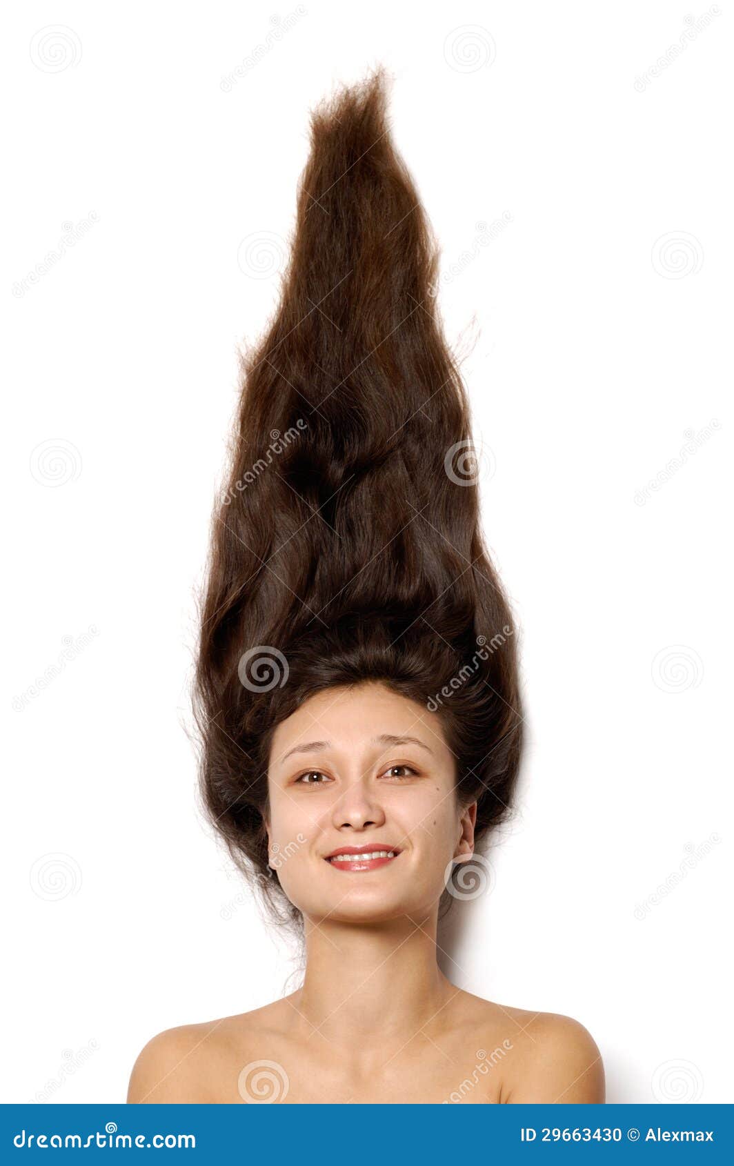 Cara De Sorriso Nova Da Mulher Com Cabelo Marrom Longo Foto de Stock ... Cara De Sorriso Nova Da Mulher Com Cabelo Marrom Longo Foto de Stock ...