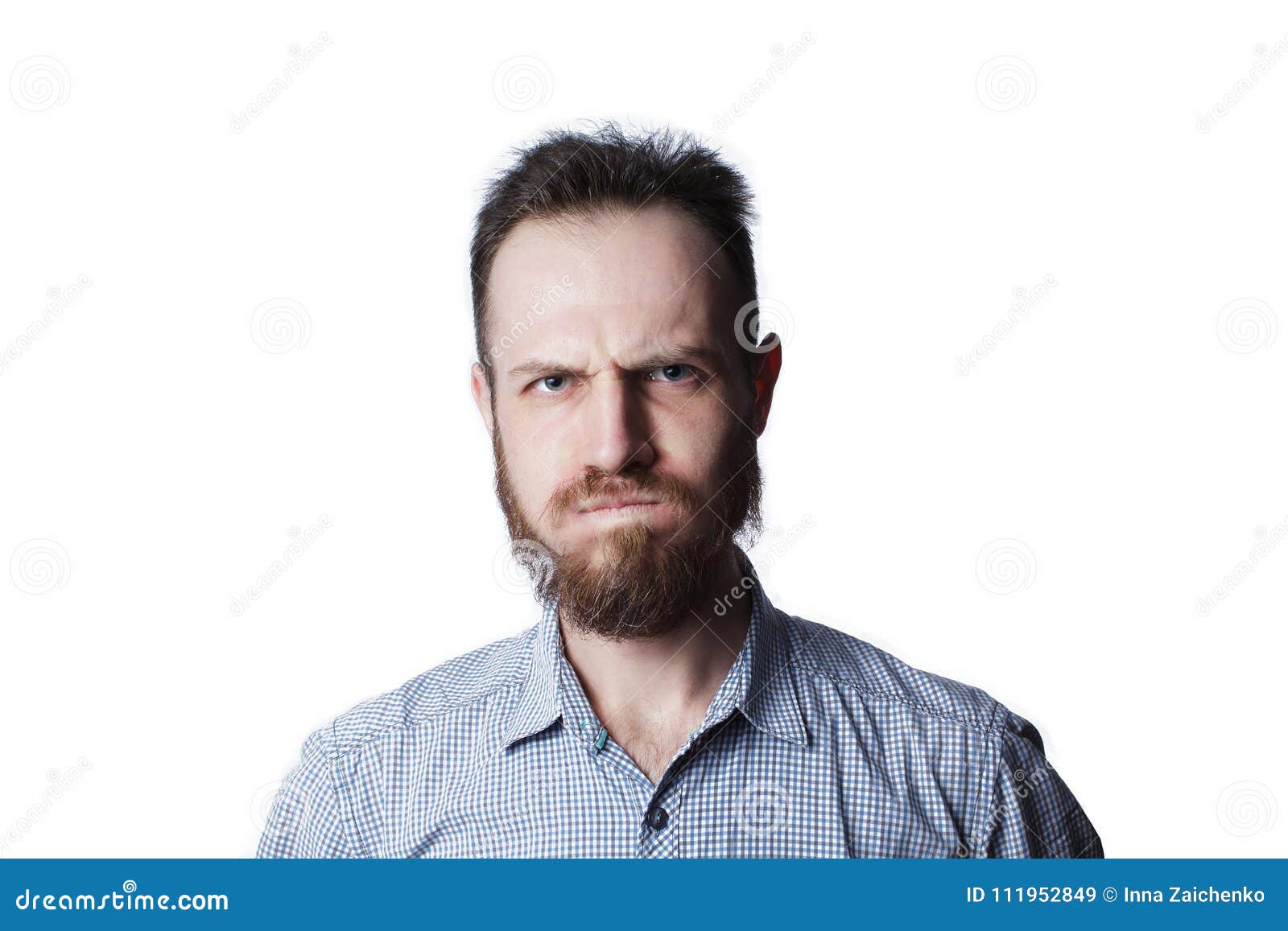 Cara De Um Homem Irritado E Do Insulto Imagem de Stock - Imagem de ...