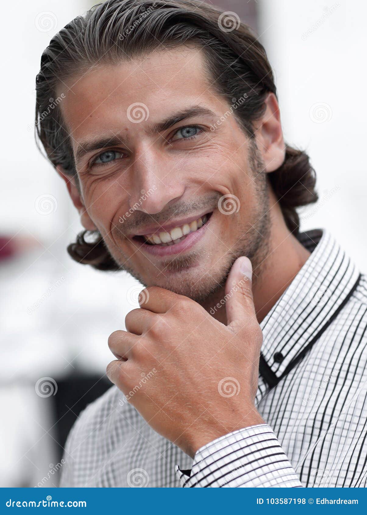 Cara De Uma Pessoa Bem Sucedida Foto de Stock - Imagem de sorrir ...