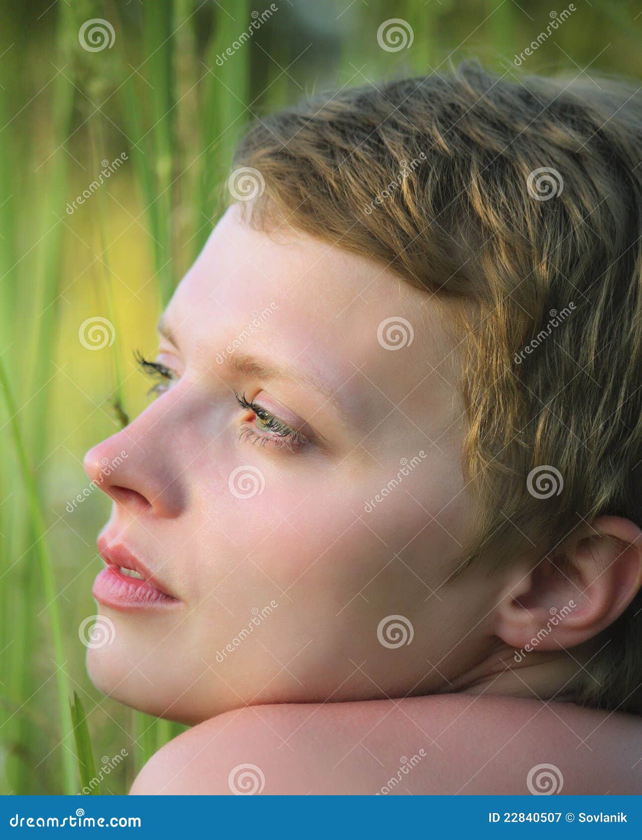 Cara De Una Chica Joven Imagen De Archivo Imagen De Gente 22840507