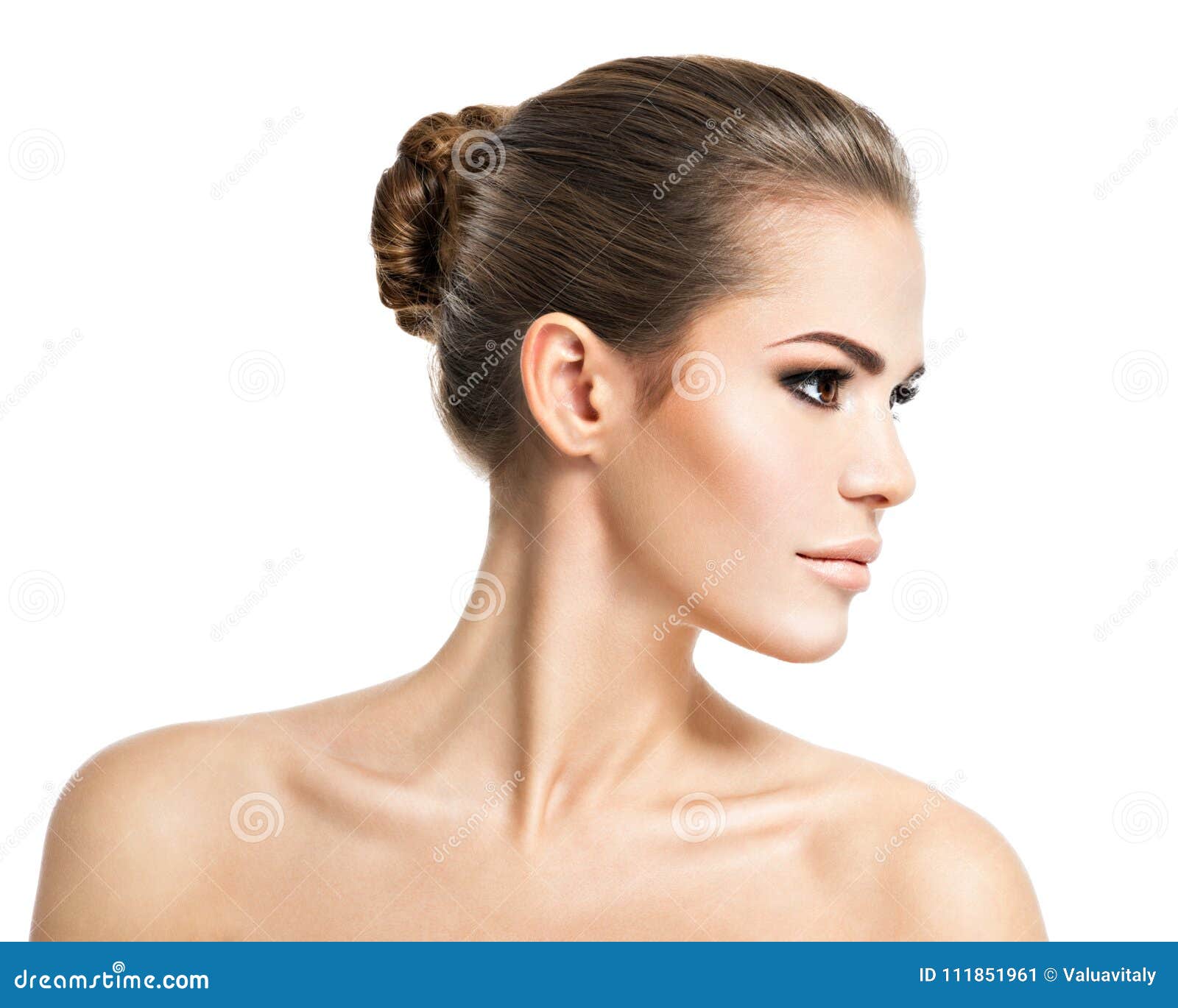 Cara Del Perfil De La Mujer Joven Imagen de archivo - Imagen de hembra ...