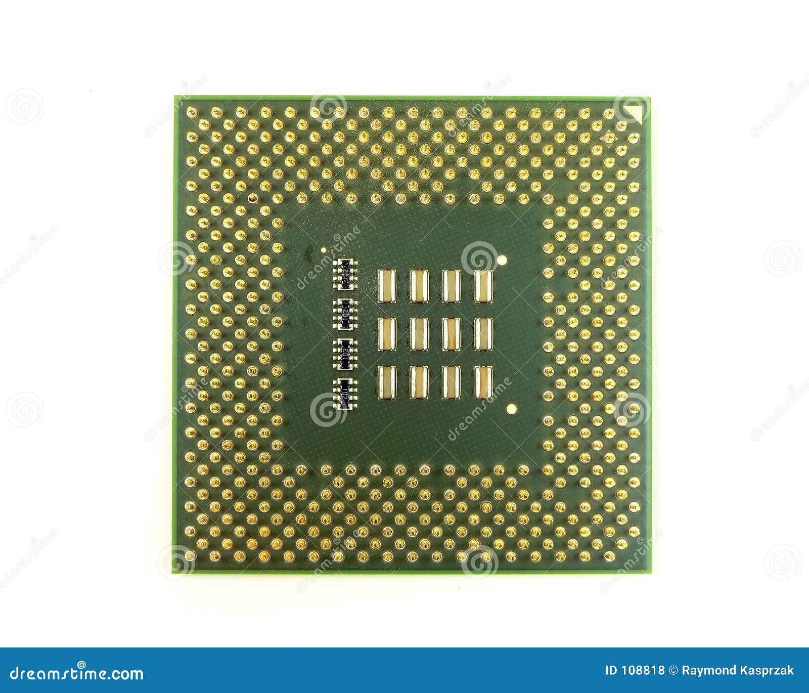 Cara Del Pin De La CPU Para Arriba Foto de archivo - Imagen de ...