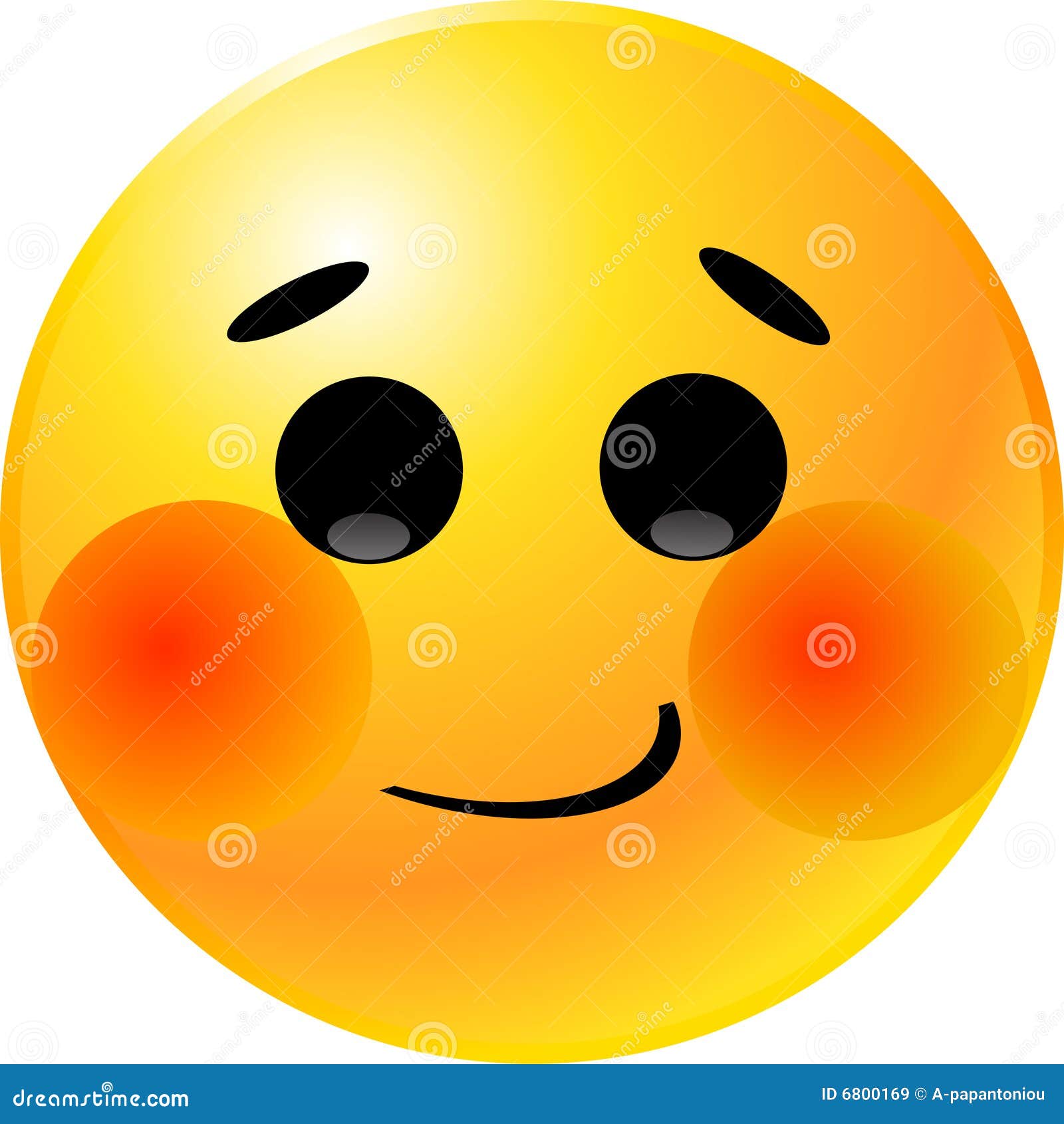 Cara Del Smiley Del Emoticon Ilustración del Vector - Ilustración de ...