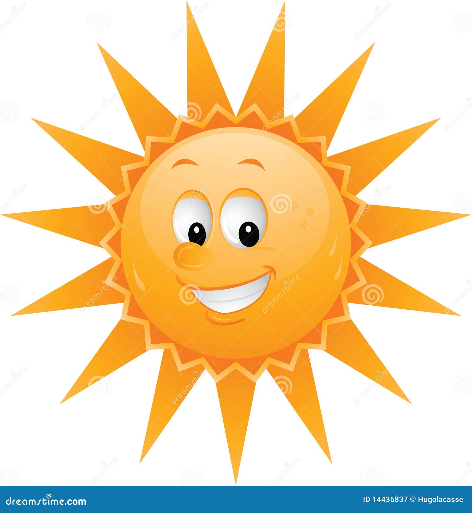 Cara Del Sol De La Historieta Ilustración del Vector - Ilustración de ...